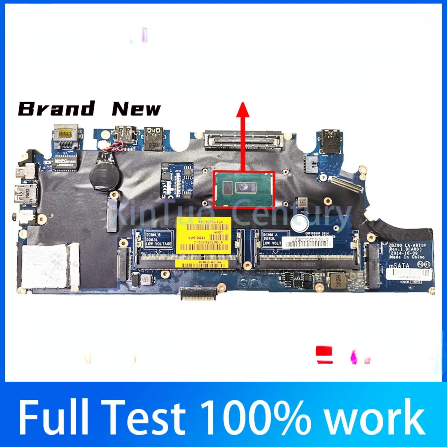 Powerful and Reliable LA-A971P Latitude E7250 7250 Notebook Mainboard ...