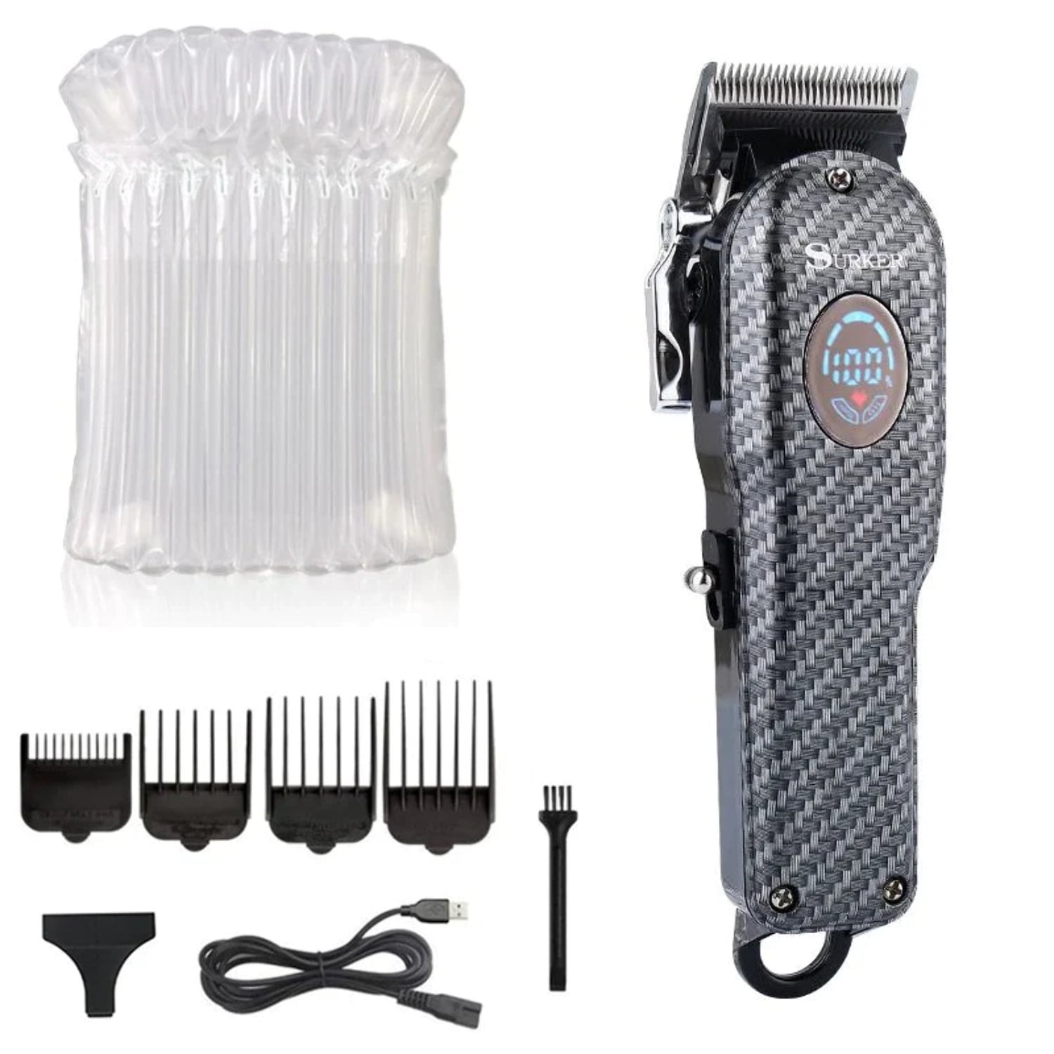 Powerful barber machine professional hair clipper men electric hair ...