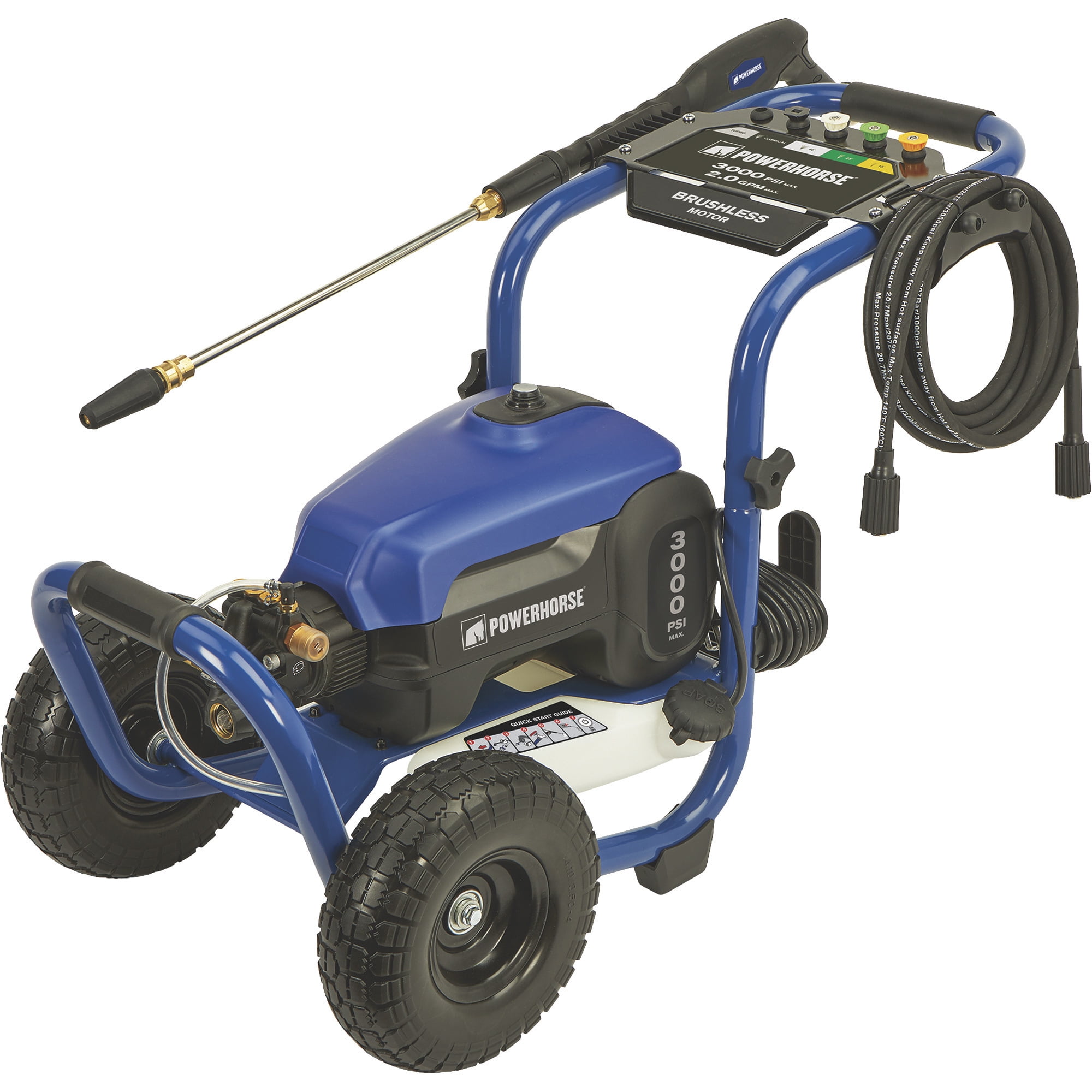 Powerhorse Portable Electric Cold Water Pressure Washer, 3000 PSI, 2.0 ...