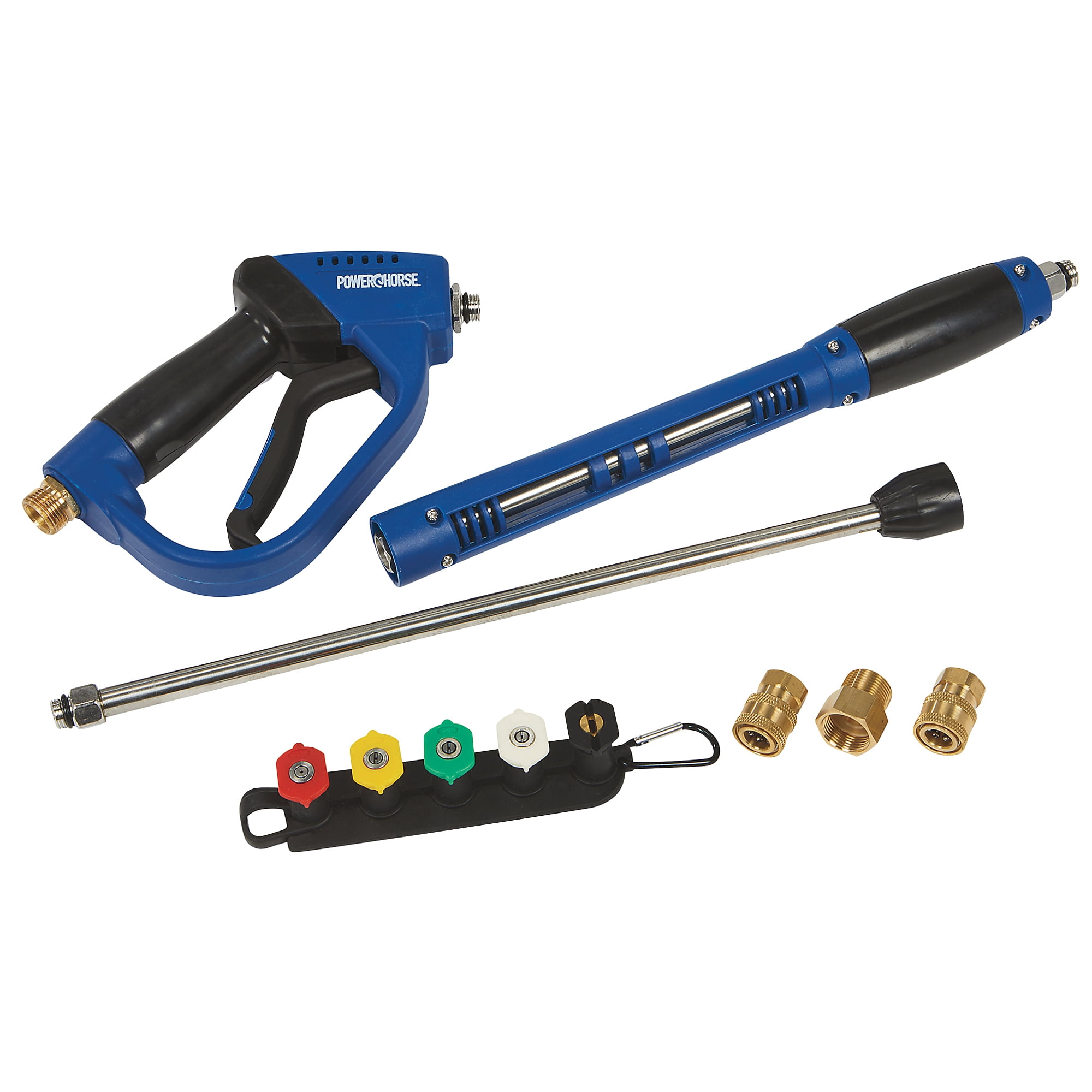 Powerhorse Pressure Washer Gun Kit with Wand Extension and Spray Tip ...