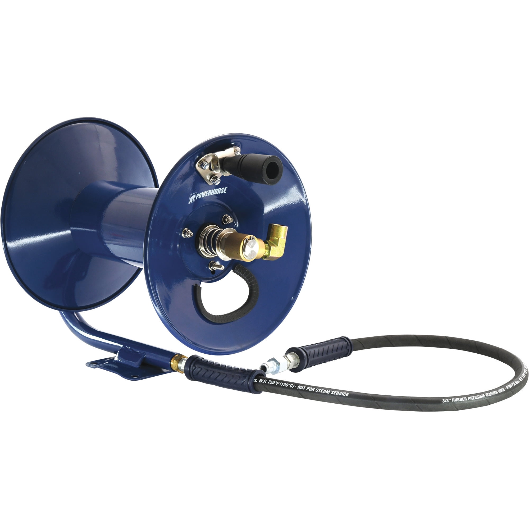 Powerhorse Pressure Washer Hose Reel,4000 PSI, 150ft. Capacity ...