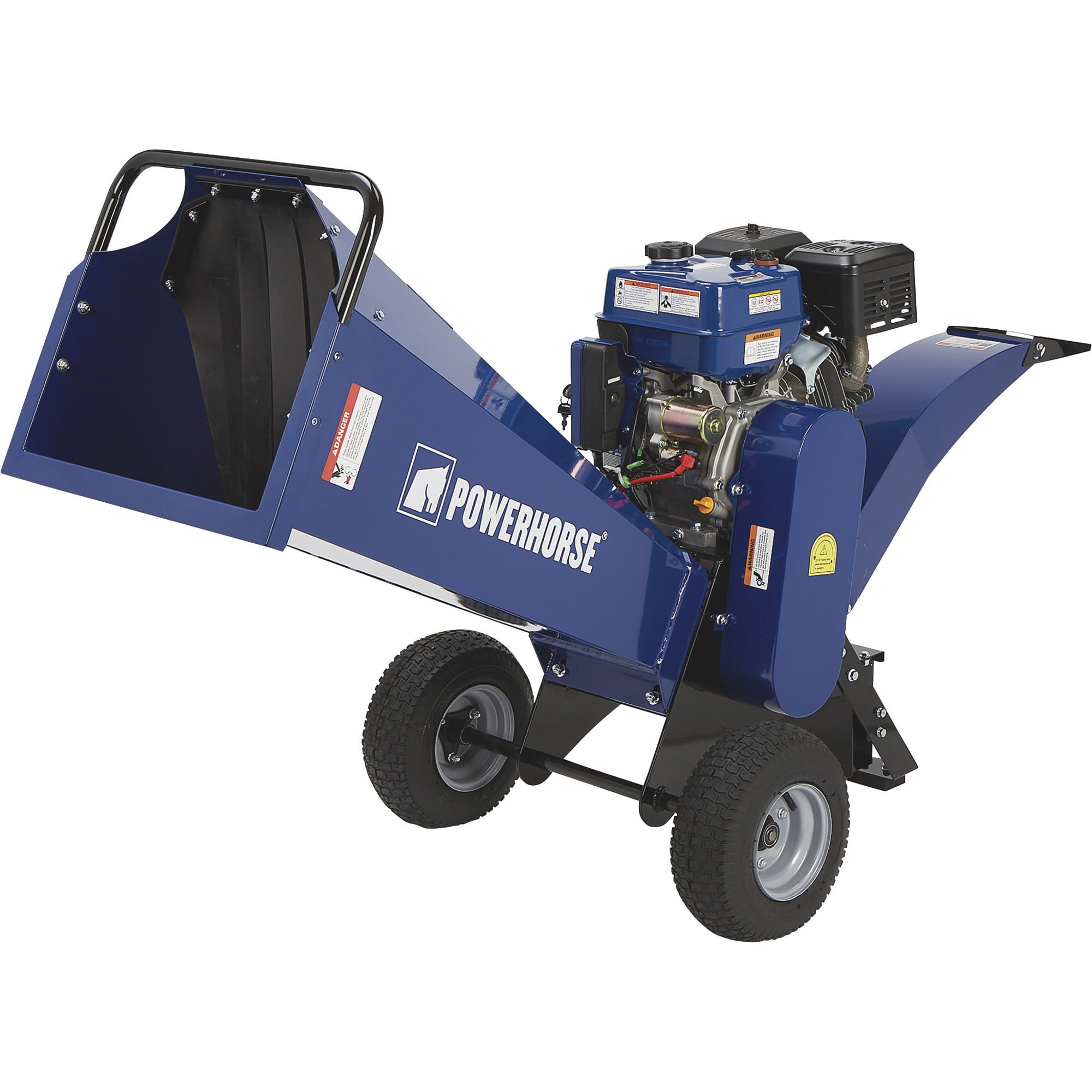 Powerhorse Wood Chipper/Shredder, 420cc OHV Engine, 3600 Max. RPM, 4in ...
