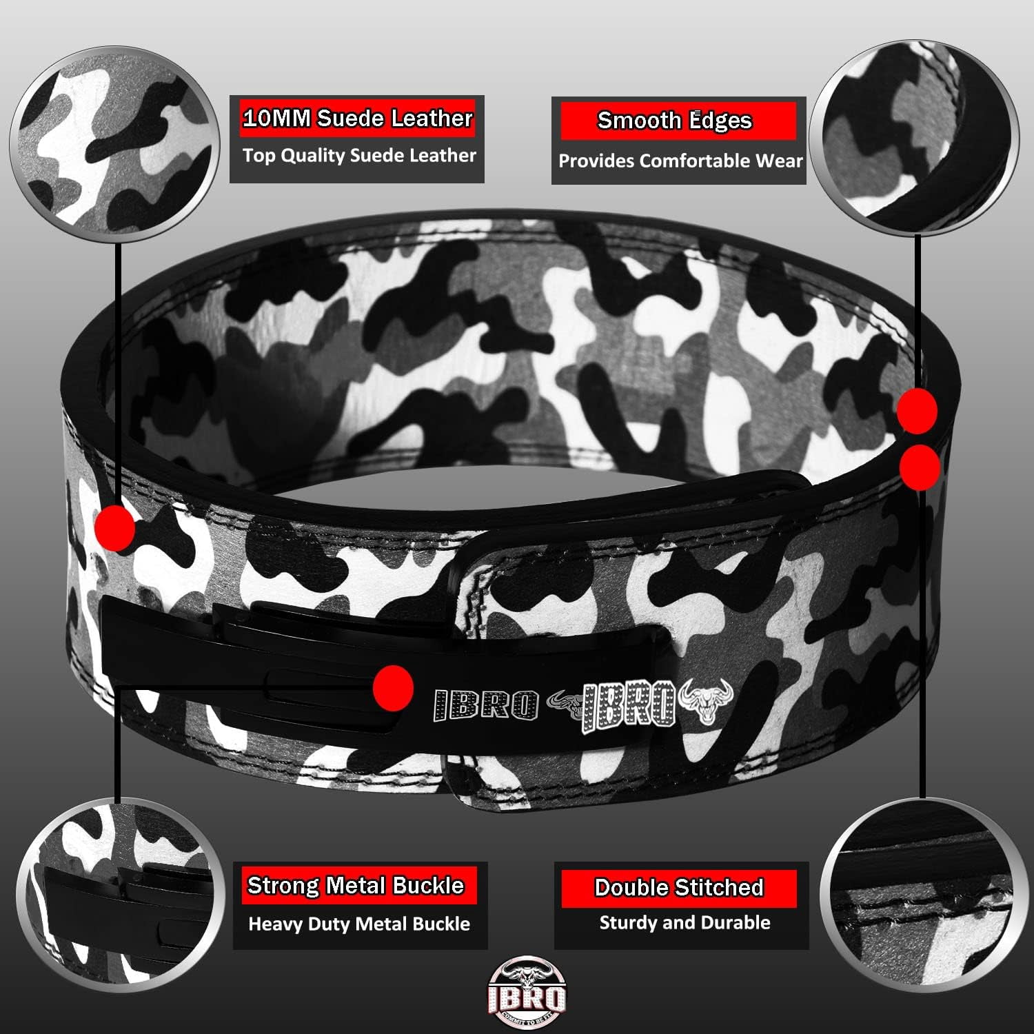 Powerlifting Lever Gym Belt – Power 8MM, 10MM or 13MM Extreme Heavy ...