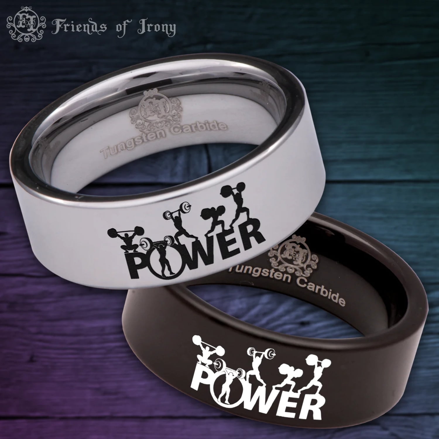 Powerlifting Tungsten Carbide Ring - Walmart.com