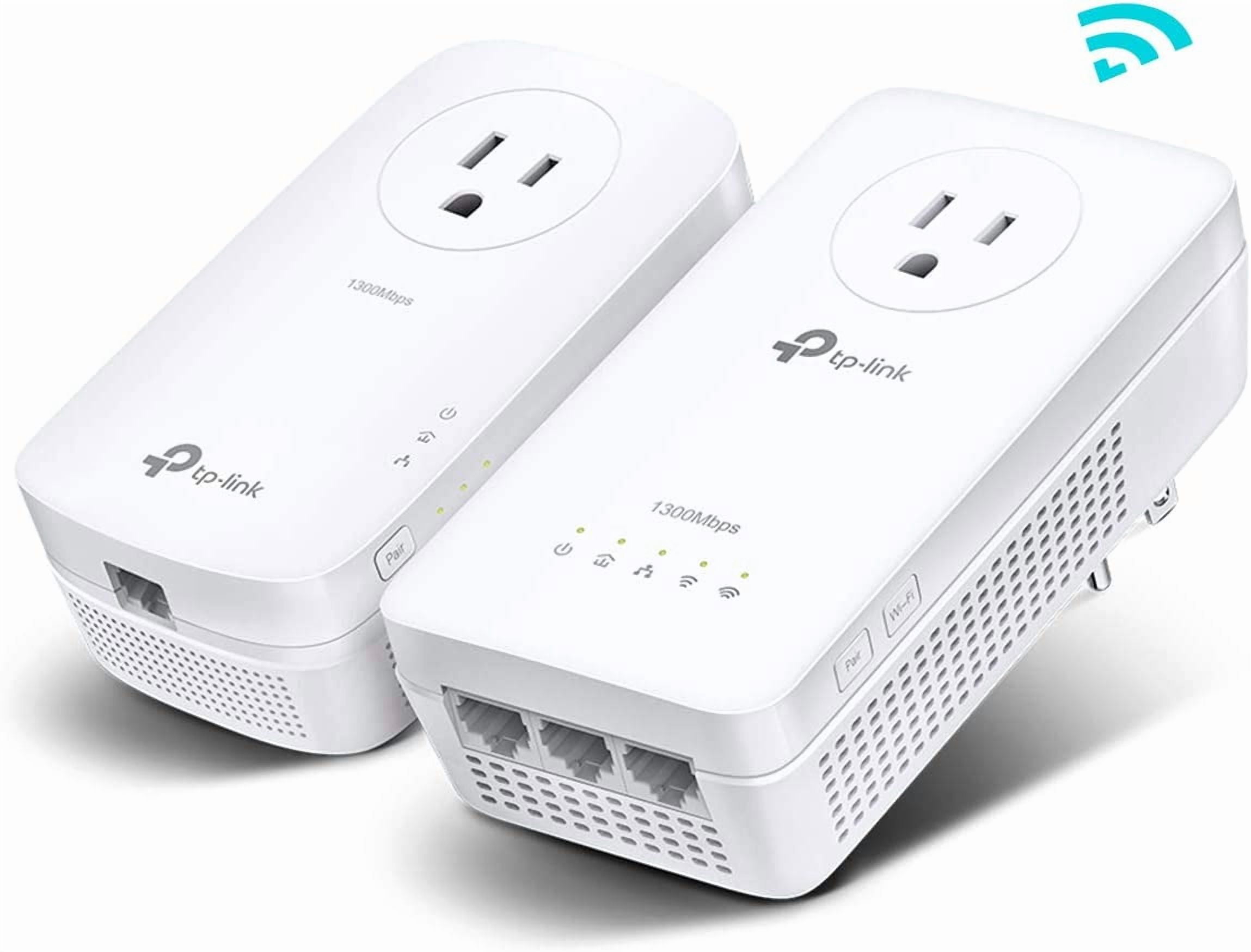 Powerline WiFi Extender TL-WPA8631P KIT- Includes AV1300 Powerline ...