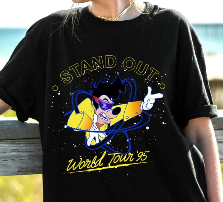 Powerline World Tour 95' Shirt, 90S A Goofy Movie Powerline Stand Out ...