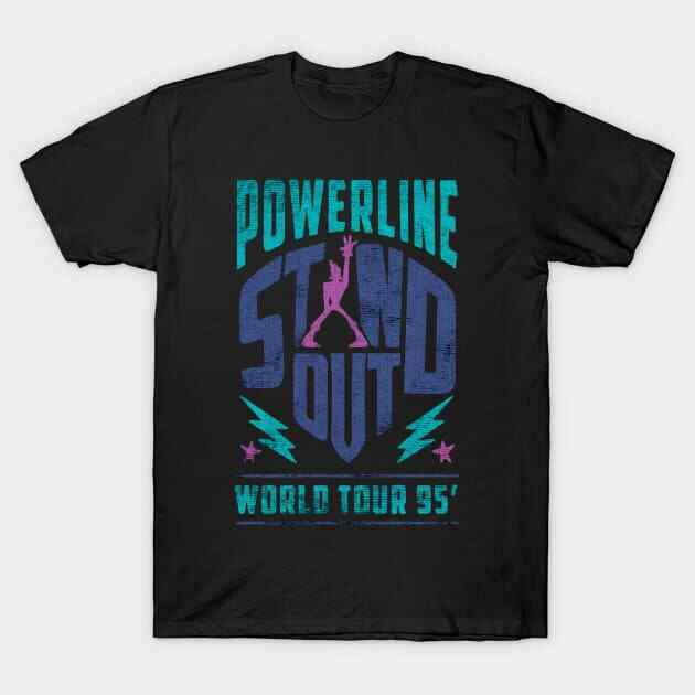Powerline stand out world tour 95 T-Shirt - Walmart.com