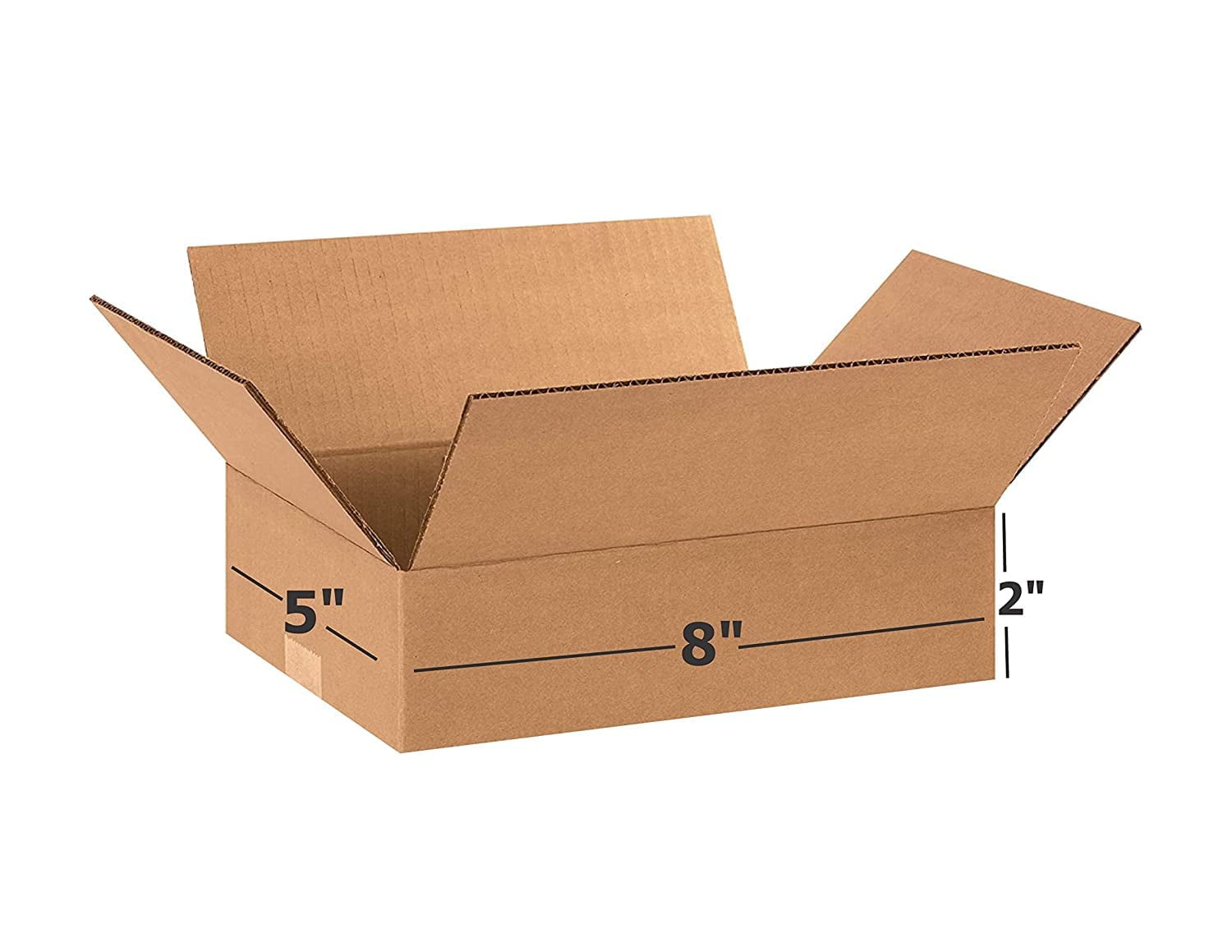 Powerlon 3 Ply Brown Corrugated Box_Packing Box Size: 8X5X2 Length 8 ...