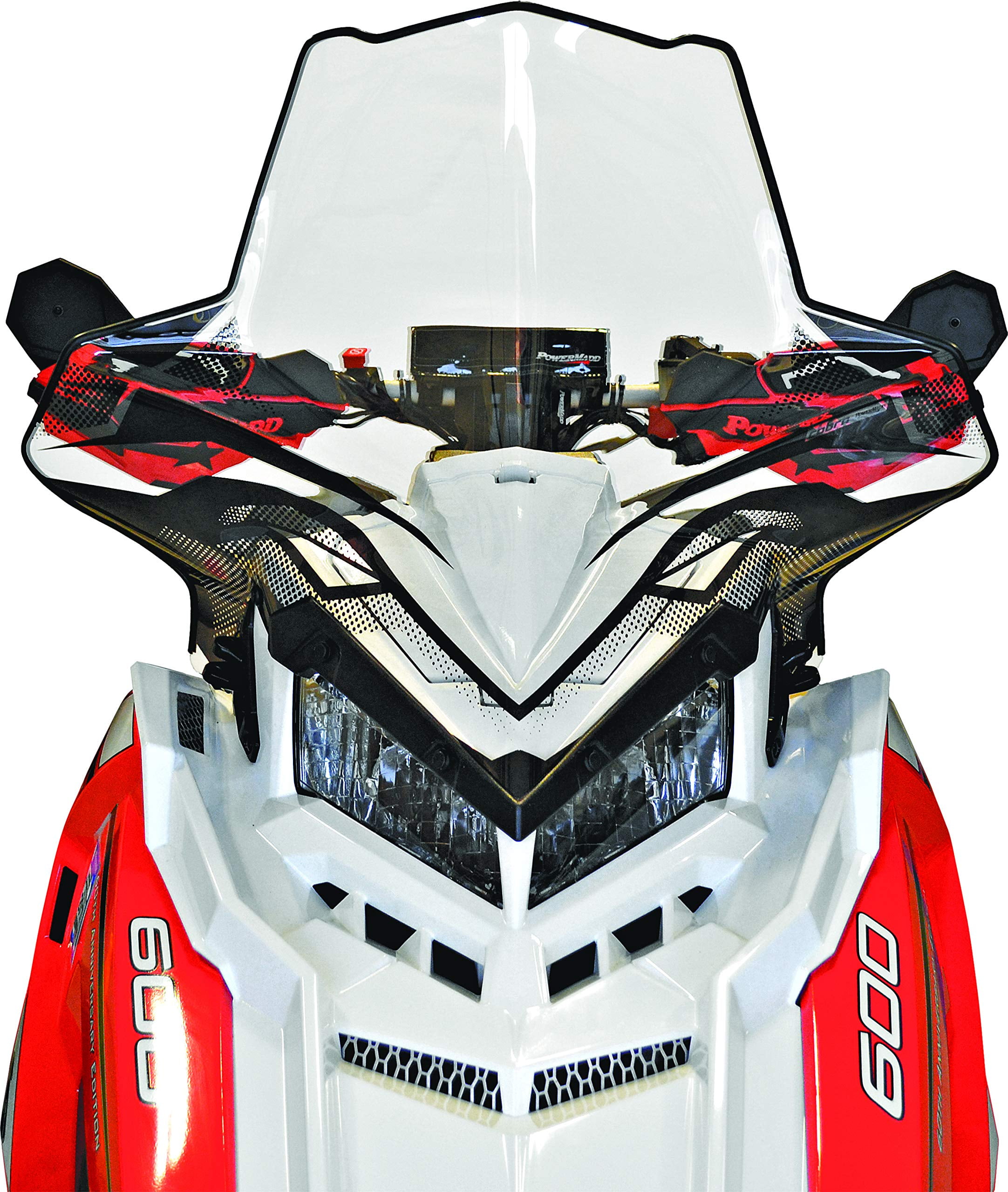 Powermadd Windshield - Tall - 20.5" - Polaris 11640 - Walmart.com