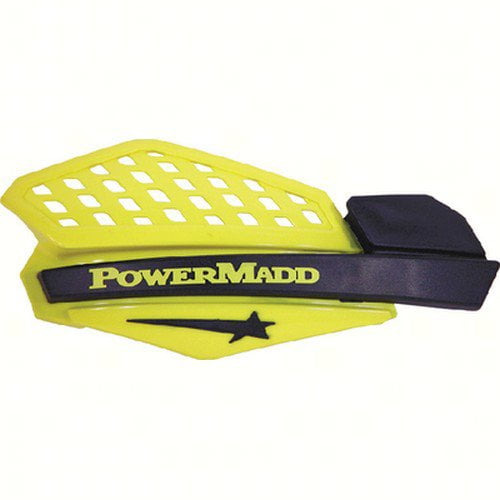 Powermadd Star Series Yellow/Black MX Handguards w/Removable Vent ...
