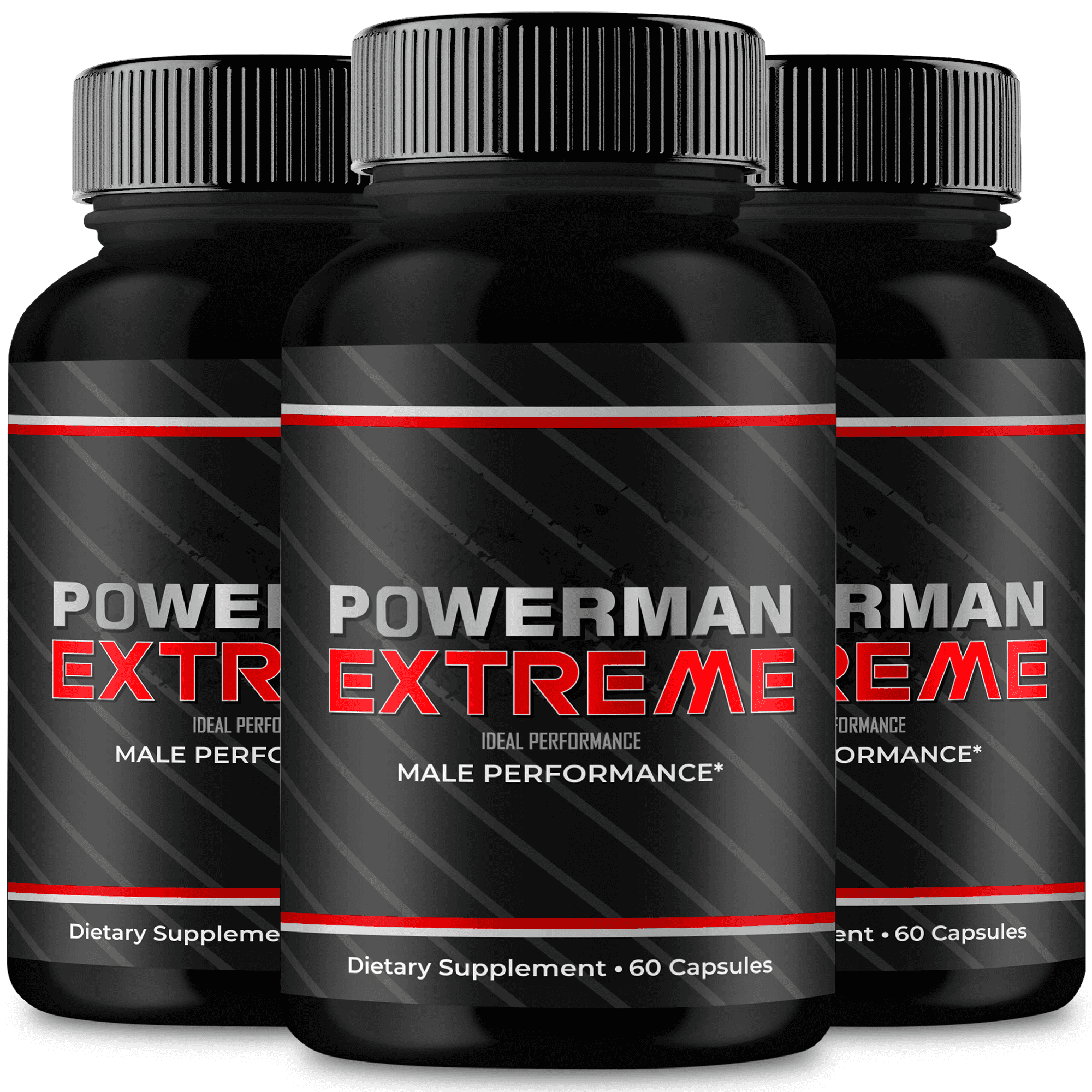 Powerman Extreme Capsules PowermanExtreme All Natural Pills (3 Pack ...
