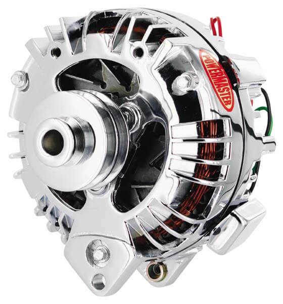 Powermaster 175091 Retro Series Alternator, Internal Regulator, 95 Amp ...