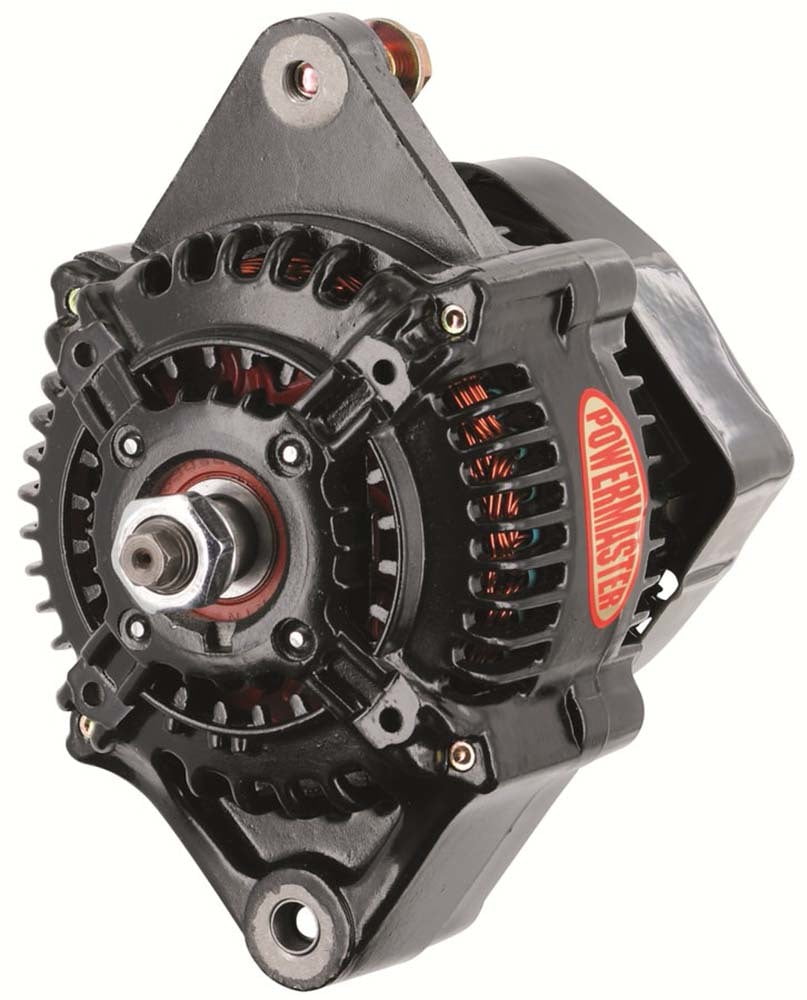 Powermaster 8136 Natural Racing Alternator-Denso One Wire 16 Volt/95A ...