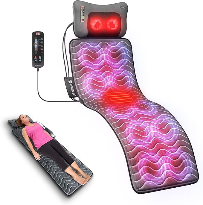 Powermat by Powerfit – Full Body Massage Mat with Detachable Massage ...