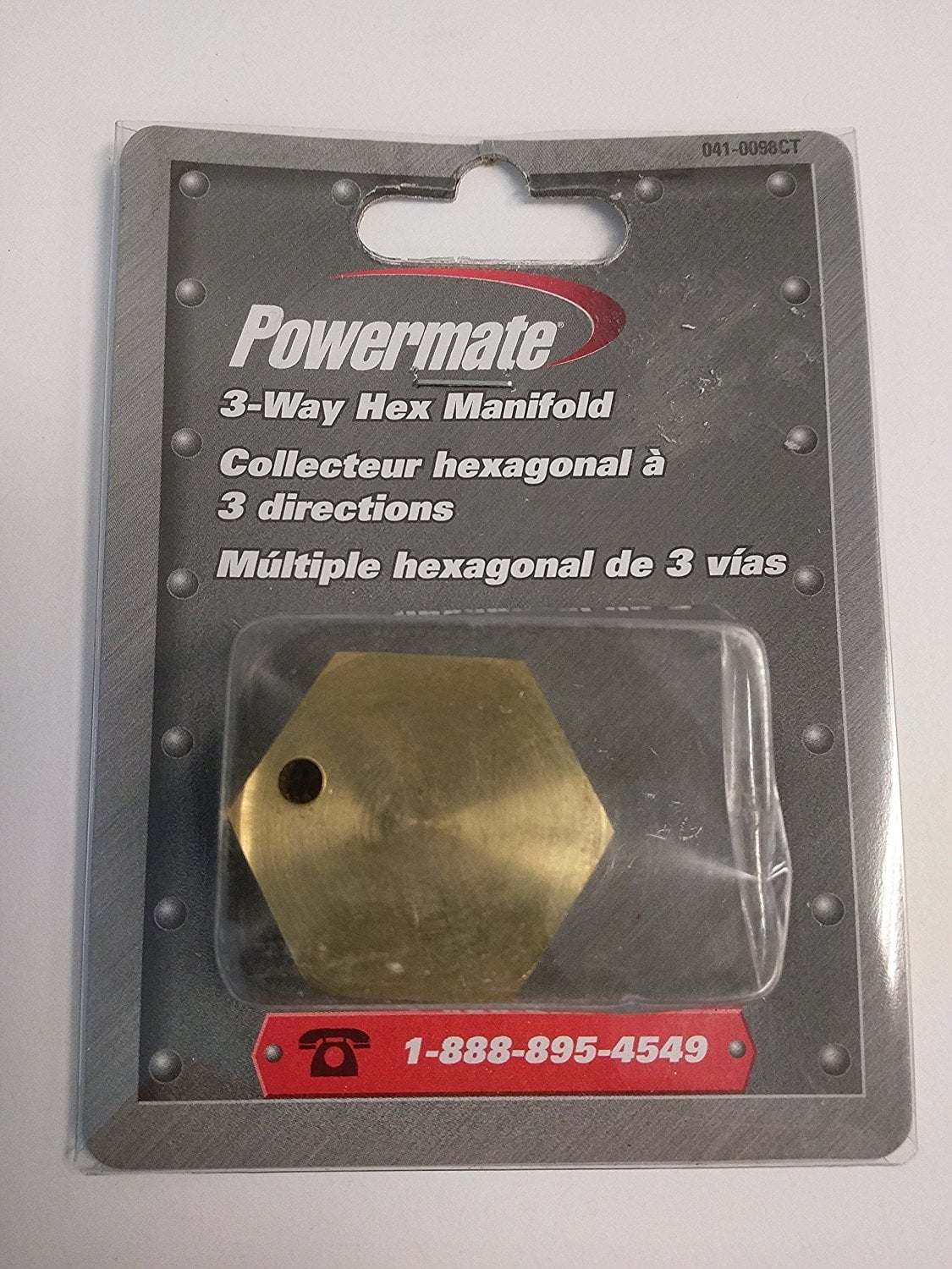 Powermate 041-0098CT 3-Way Hex Manifold - Walmart.com