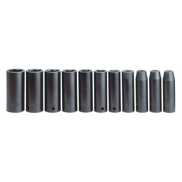 Powermate Vx Impact Socket 12pc Set, 1/2in., Metric 024-0087CT ...