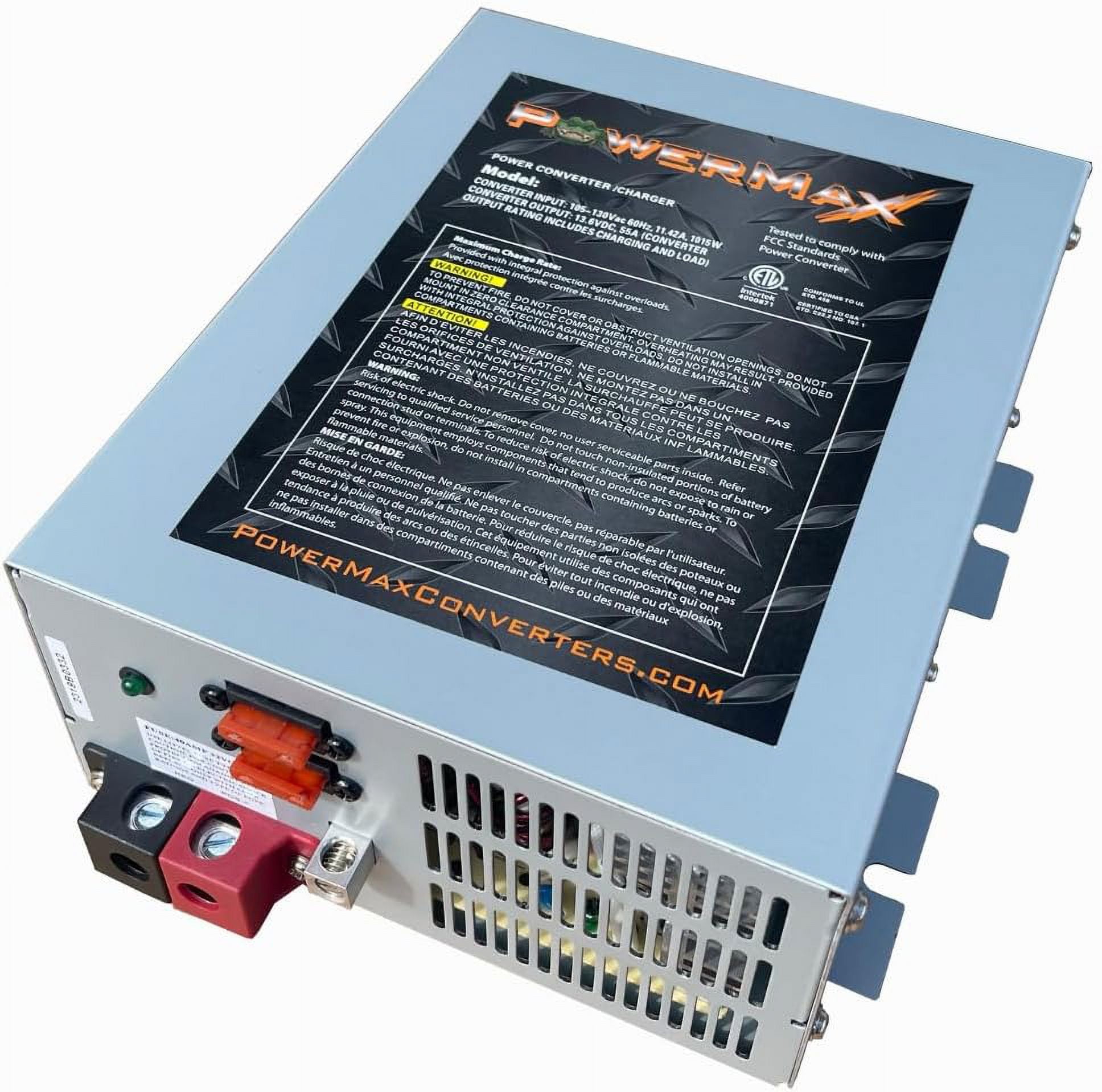 Powermax 110 Volt to 12 Volt DC Power Supply Converter Charger for Rv ...