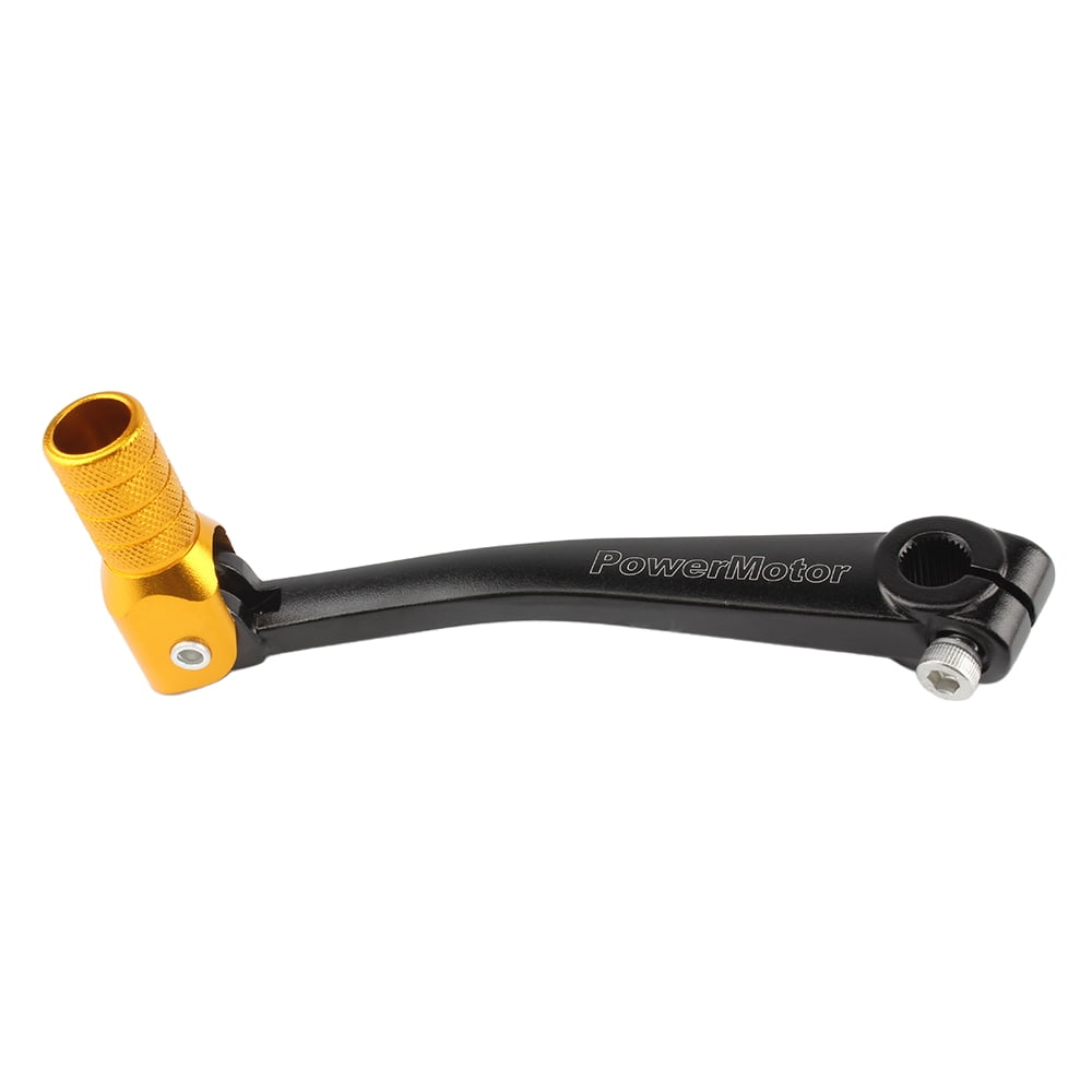 Powermotor black and yellow Motorcycle Gear Shift Lever Universal ...