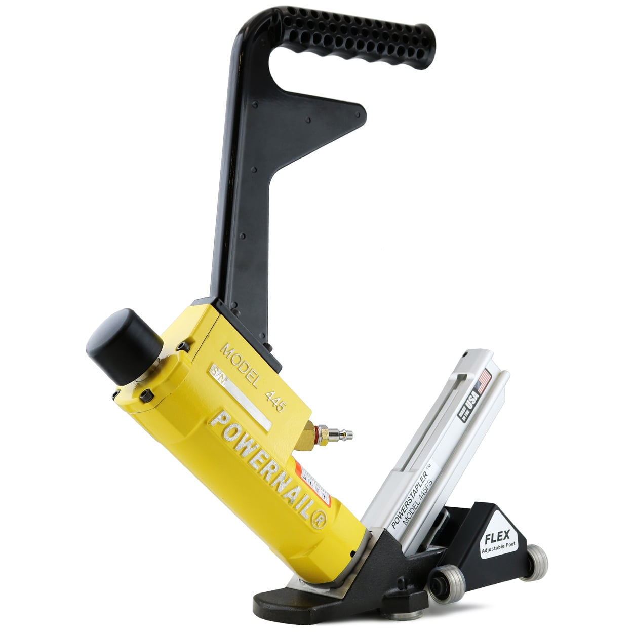 Powernail 445FSPRXLSW Pneumatic 15.5 Gauge Flooring Stapler with FLEX ...