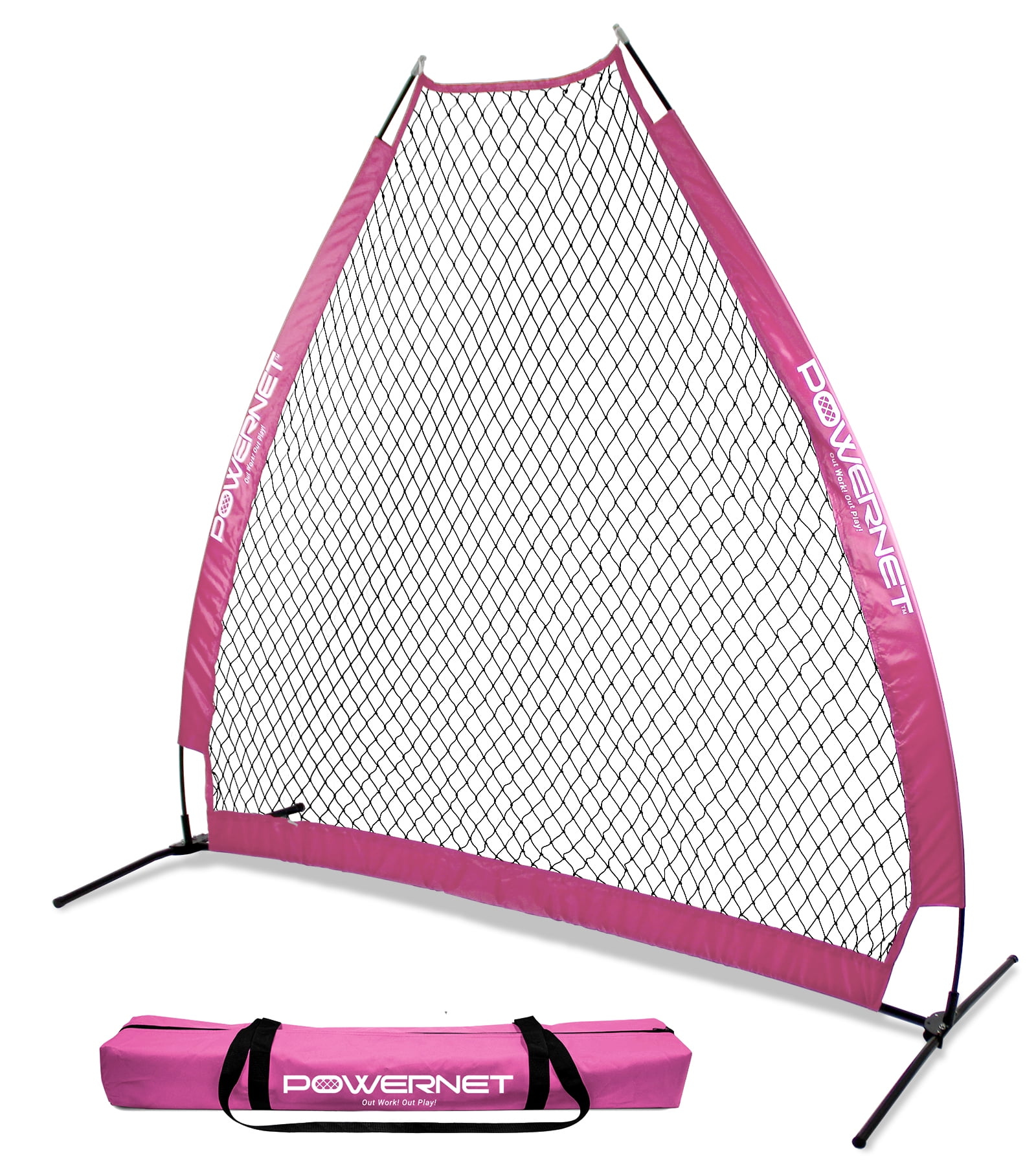 Powernet Portable Baseball Practice Net for Pitching and Hitting ...