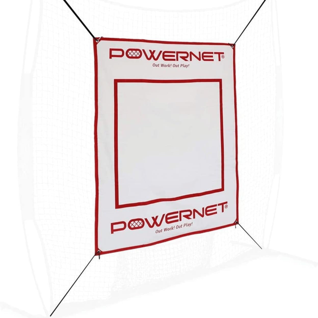 Powernet Power Pad Canvas Baseball & Softball Batting Pitching Backstop ...
