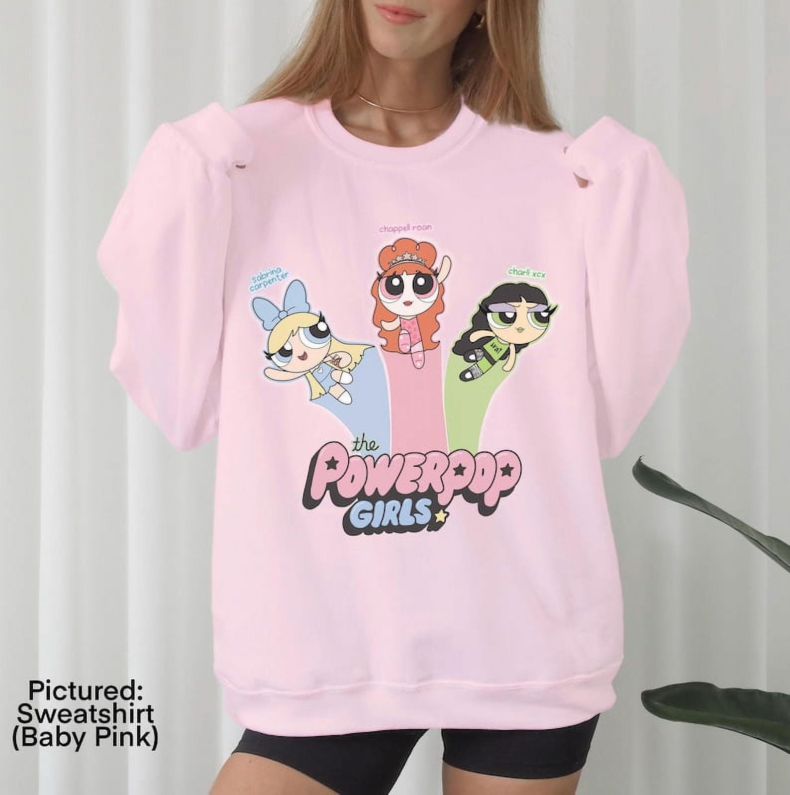 Powerpop Girls Sweatshirt, Tshirt, Baby Tee, Chappell Roan Sabrina ...