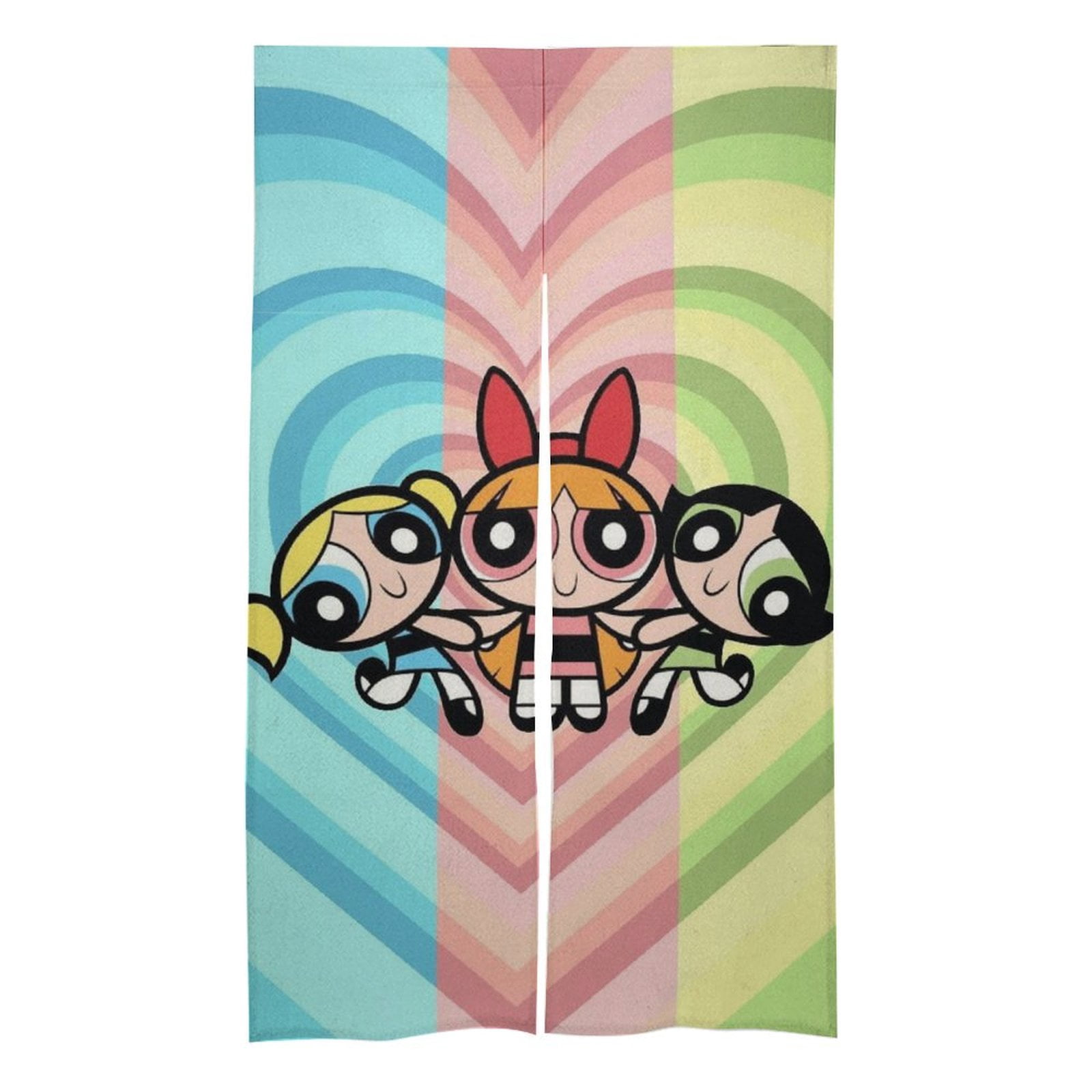 The Powerpuff Girls (130) Door Curtain Doorway Privacy Closet Door ...