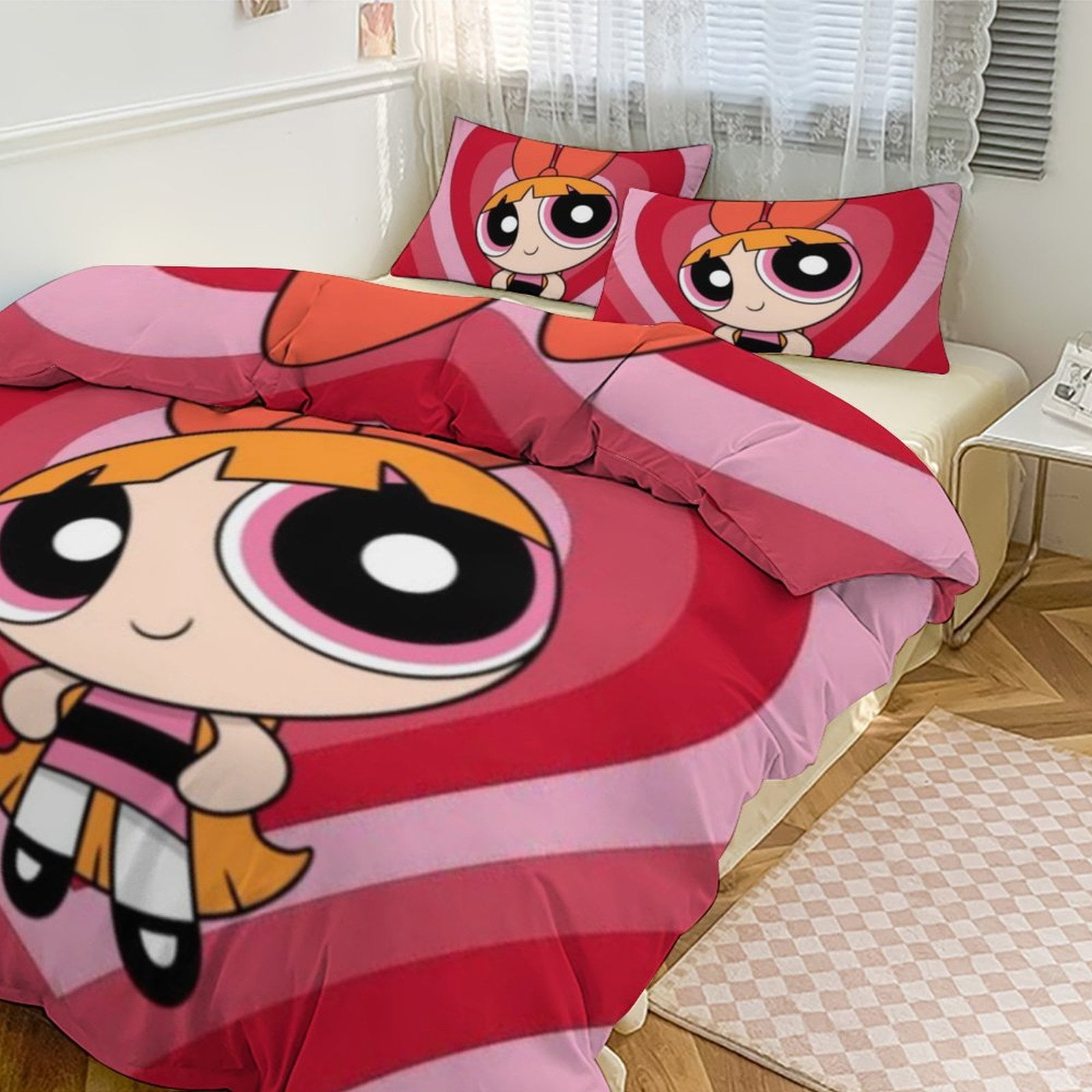 The Powerpuff Girls 3 Pieces Bedding Set 3D Printed Lightweight Bed ...