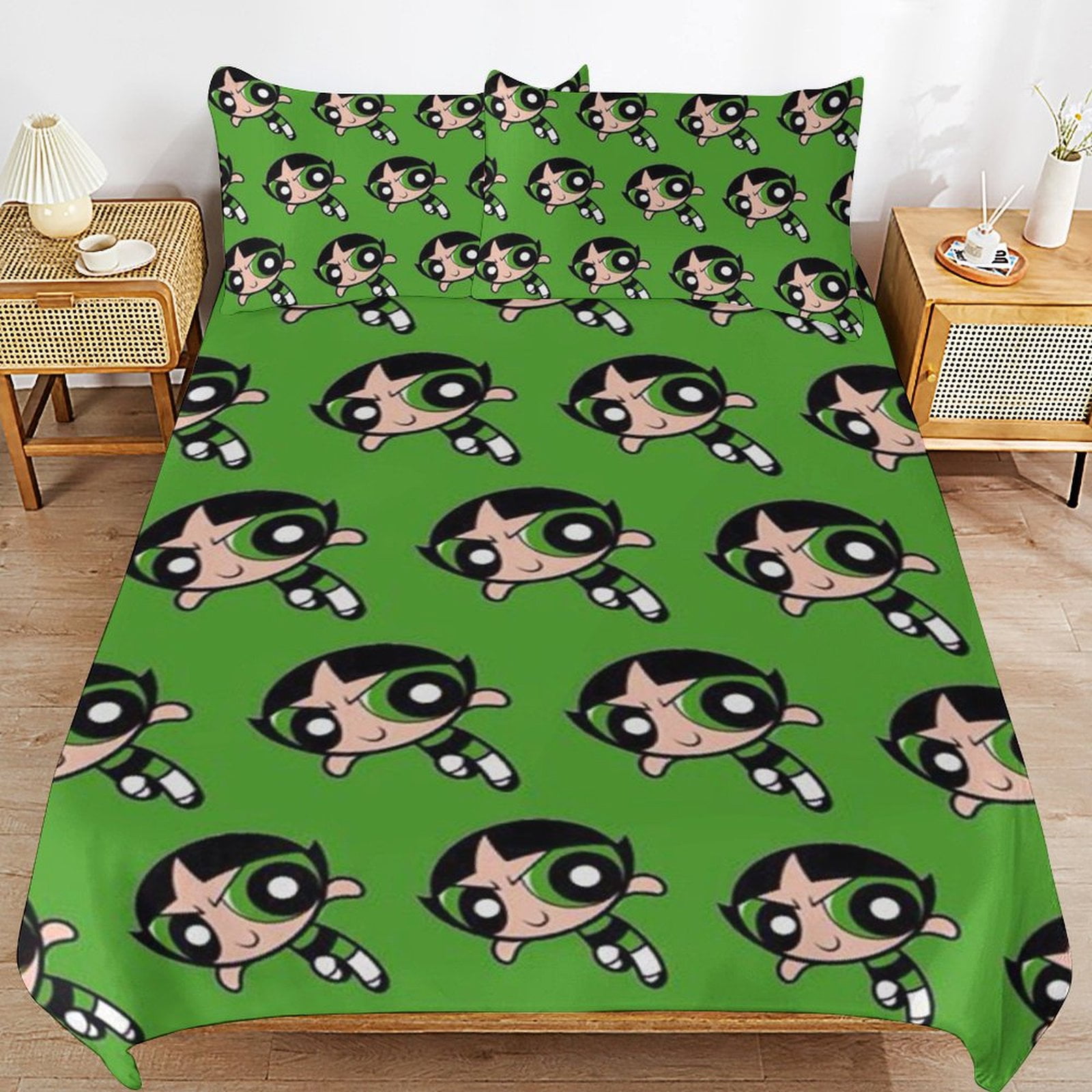 The Powerpuff Girls 3 Pieces Bedding Set 3D Printed Lightweight Bed ...