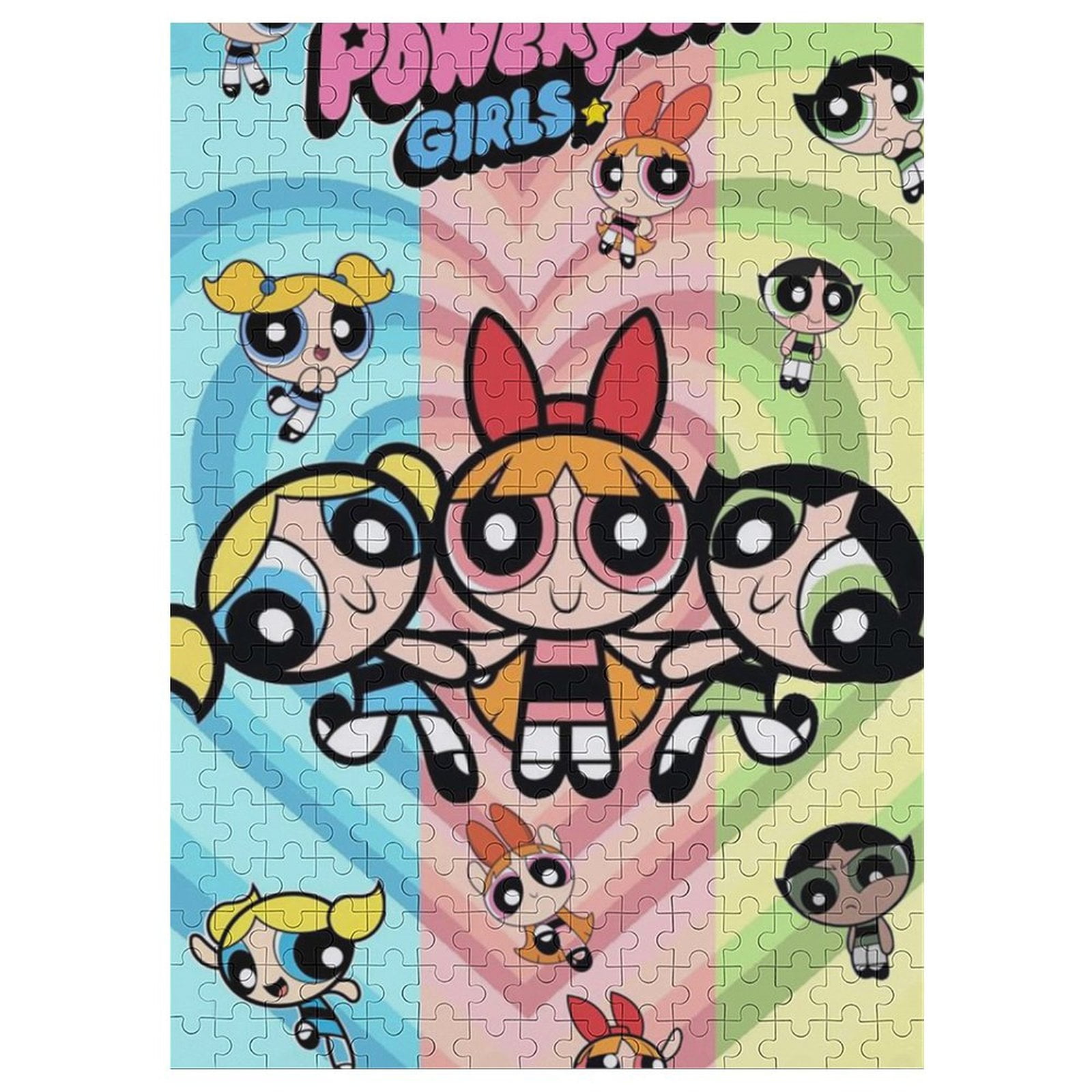 The Powerpuff Girls Animation Wooden Puzzle Home Decoration ...