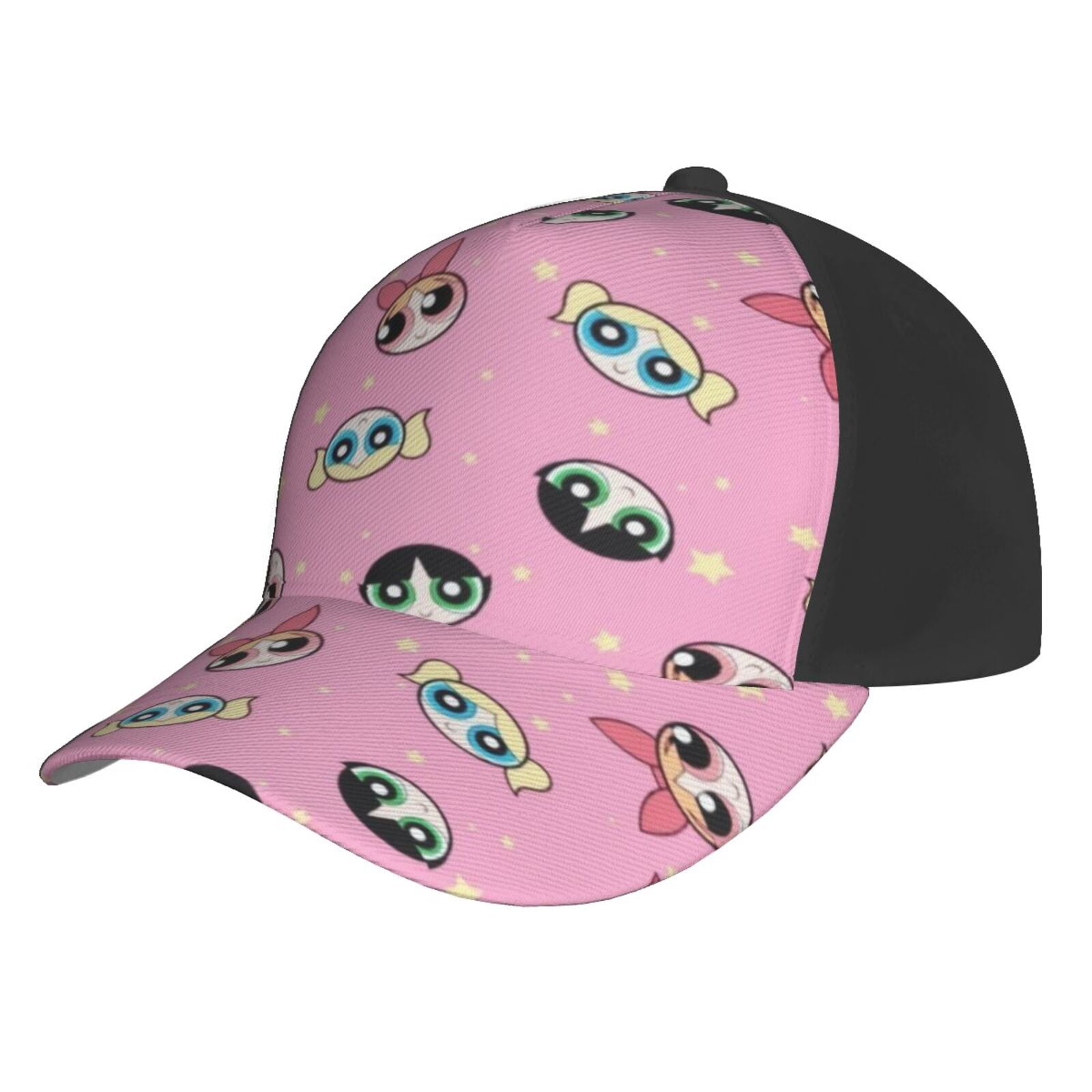 Powerpuff Girls Anime Baseball Cap Hats Adjustable Snapback Caps Cool ...