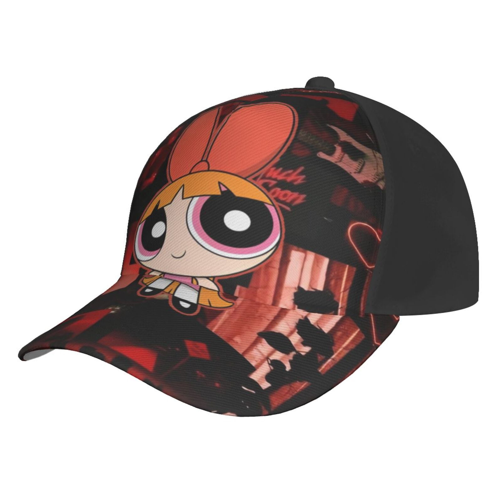 Powerpuff Girls Anime Baseball Cap Hats Adjustable Snapback Caps Cool ...