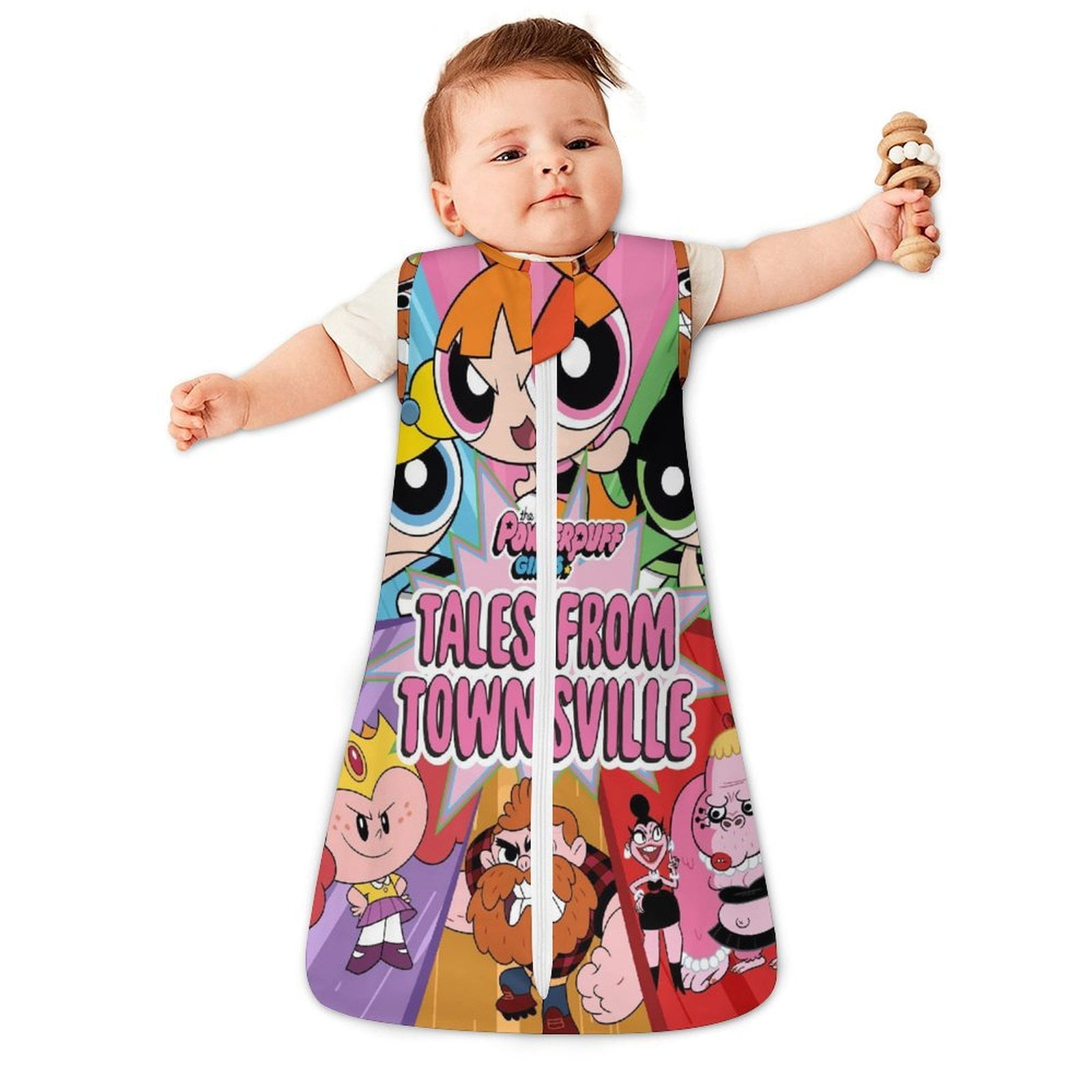 Powerpuff Girls Ba-by Sleep Sack Ba-by Wearable Blanket with Zipper ...