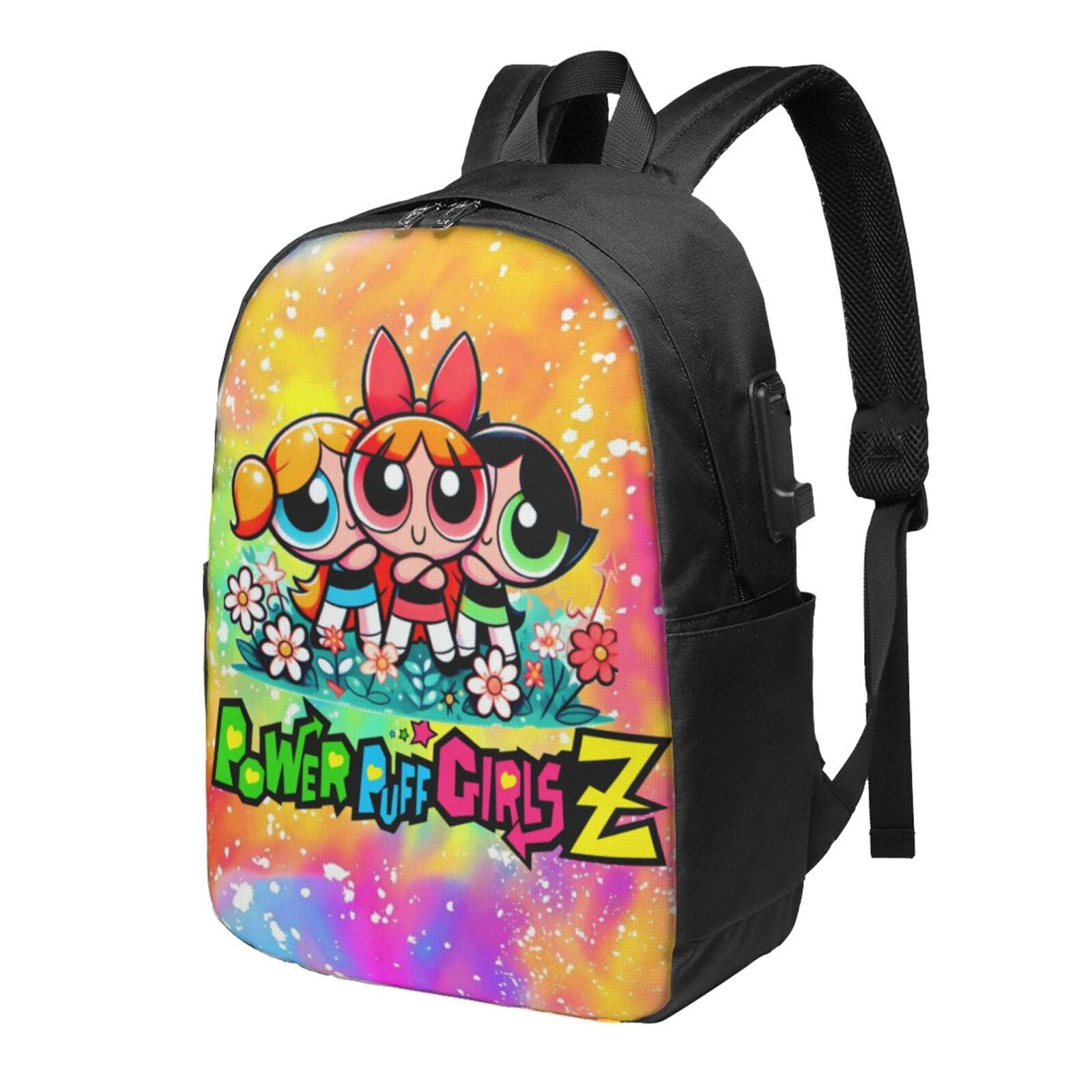 The Powerpuff Blossom, Bubbles and Buttercup Backpack For Men Women Teen , Water Resistant ...