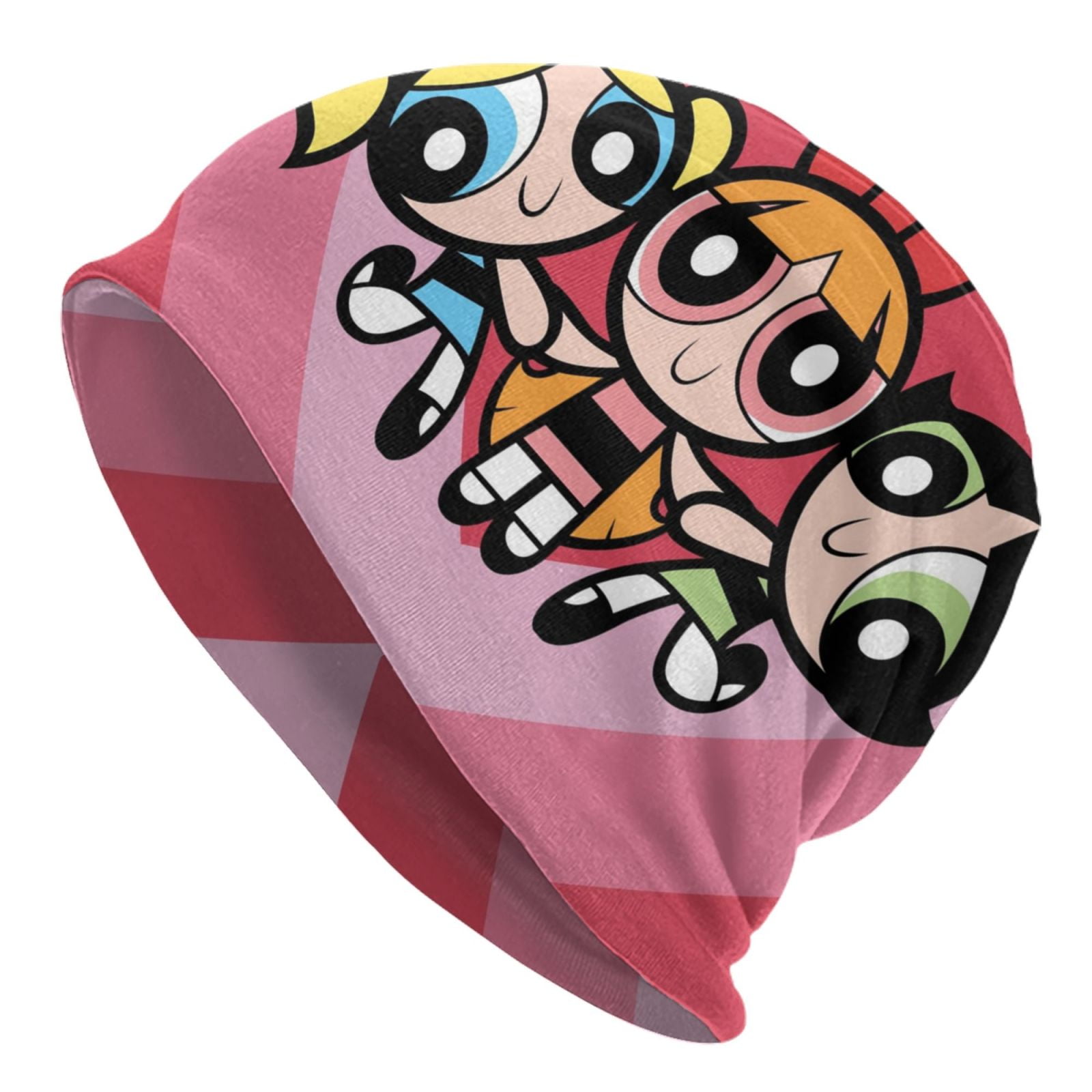 Powerpuff Girls Beanie Hat Cap 3D Print Soft Slouchy Beanies Hat ...