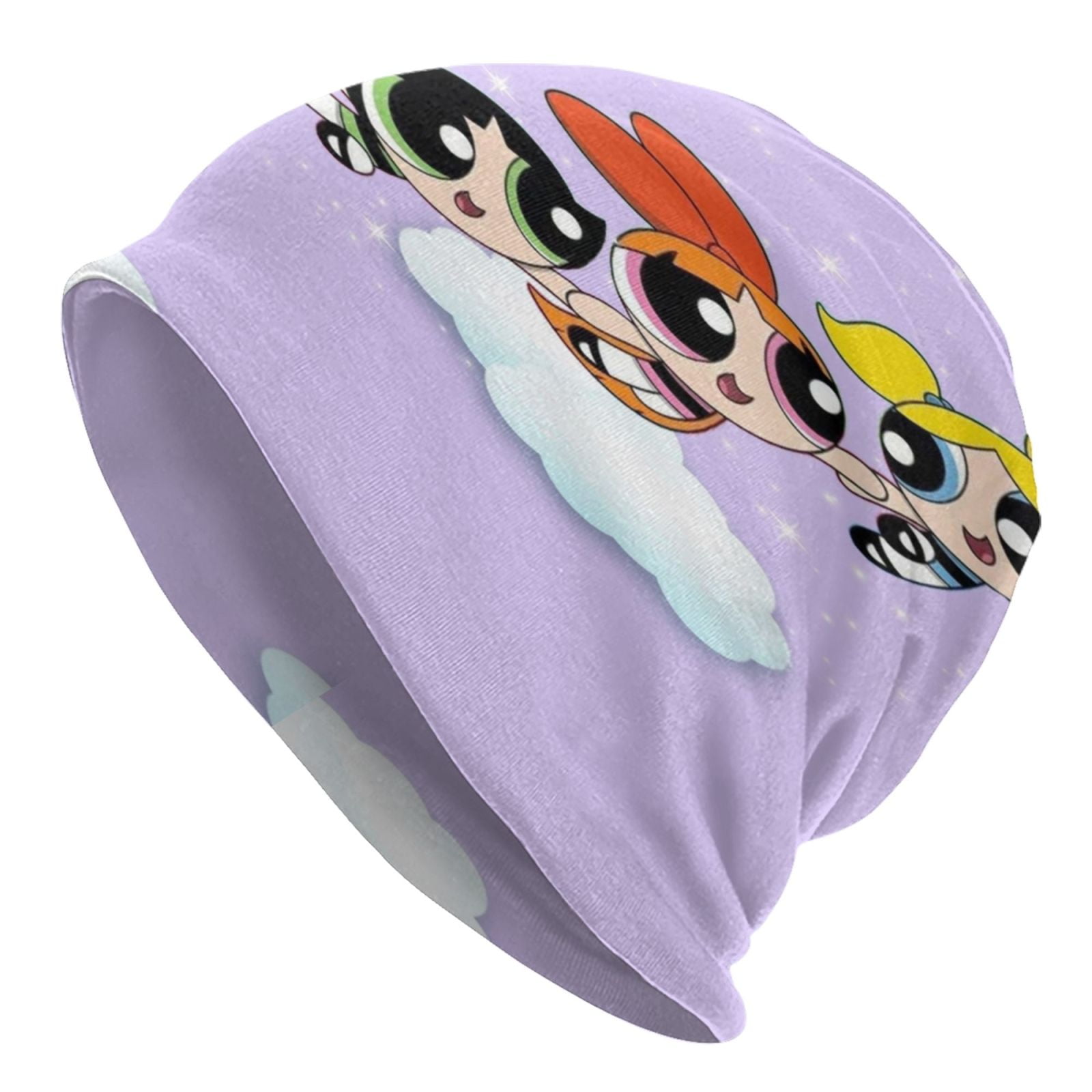 Powerpuff Girls Beanie Hat Cap 3D Print Soft Slouchy Beanies Hat ...