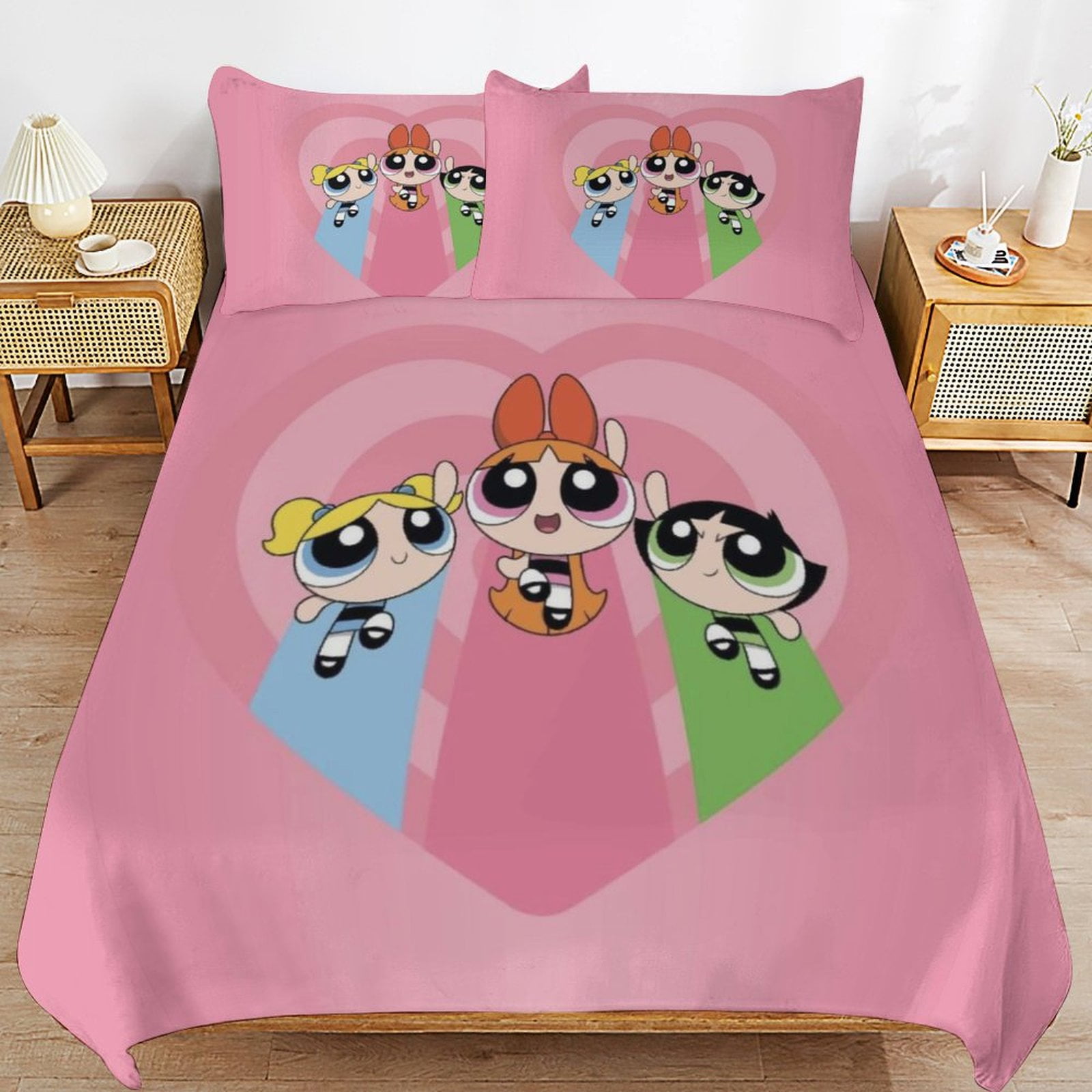 The Powerpuff Girls Bed Duvet Cover Microfiber Bedding Sets 3D Printed ...