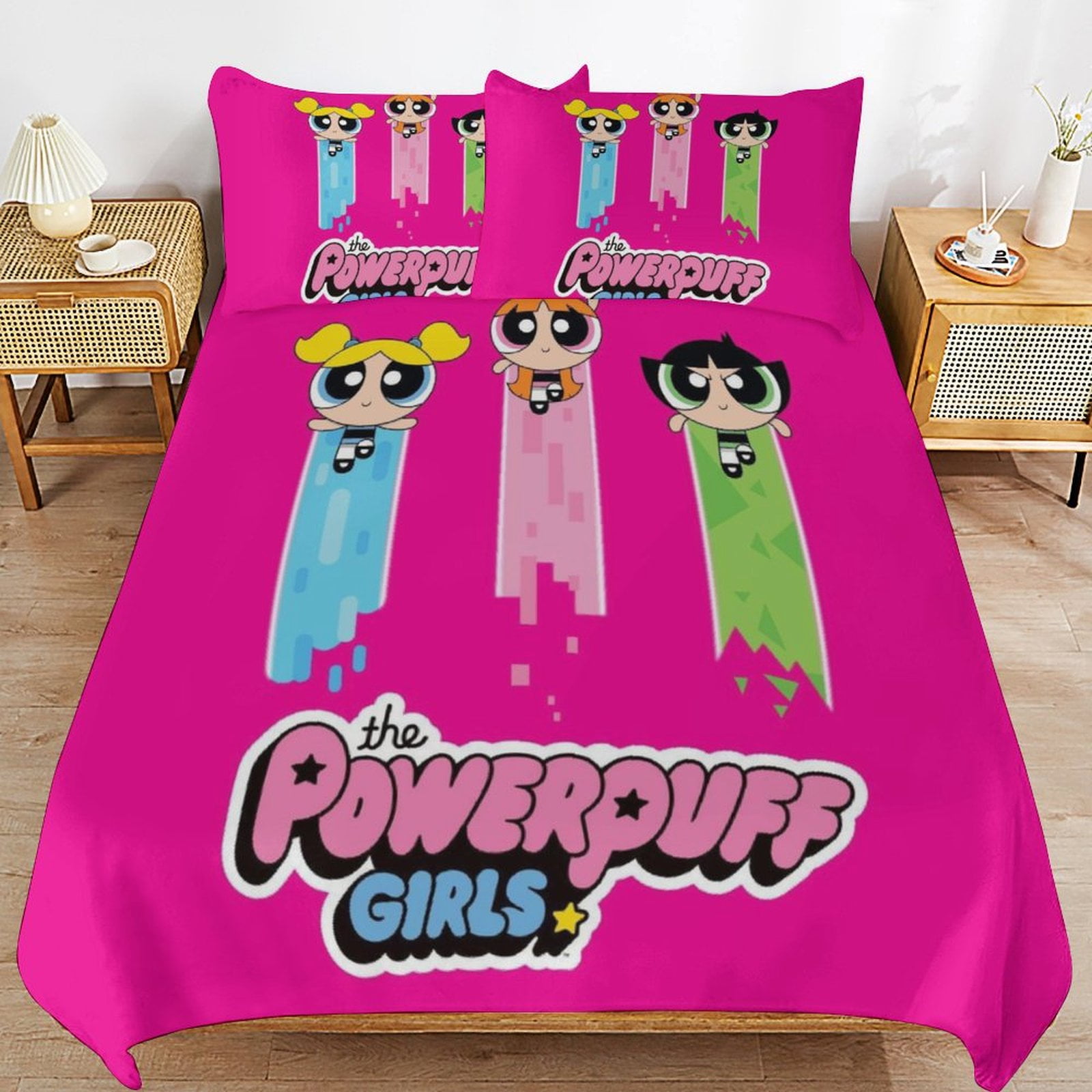 The Powerpuff Girls Bed Duvet Cover Microfiber Bedding Sets 3D Printed ...