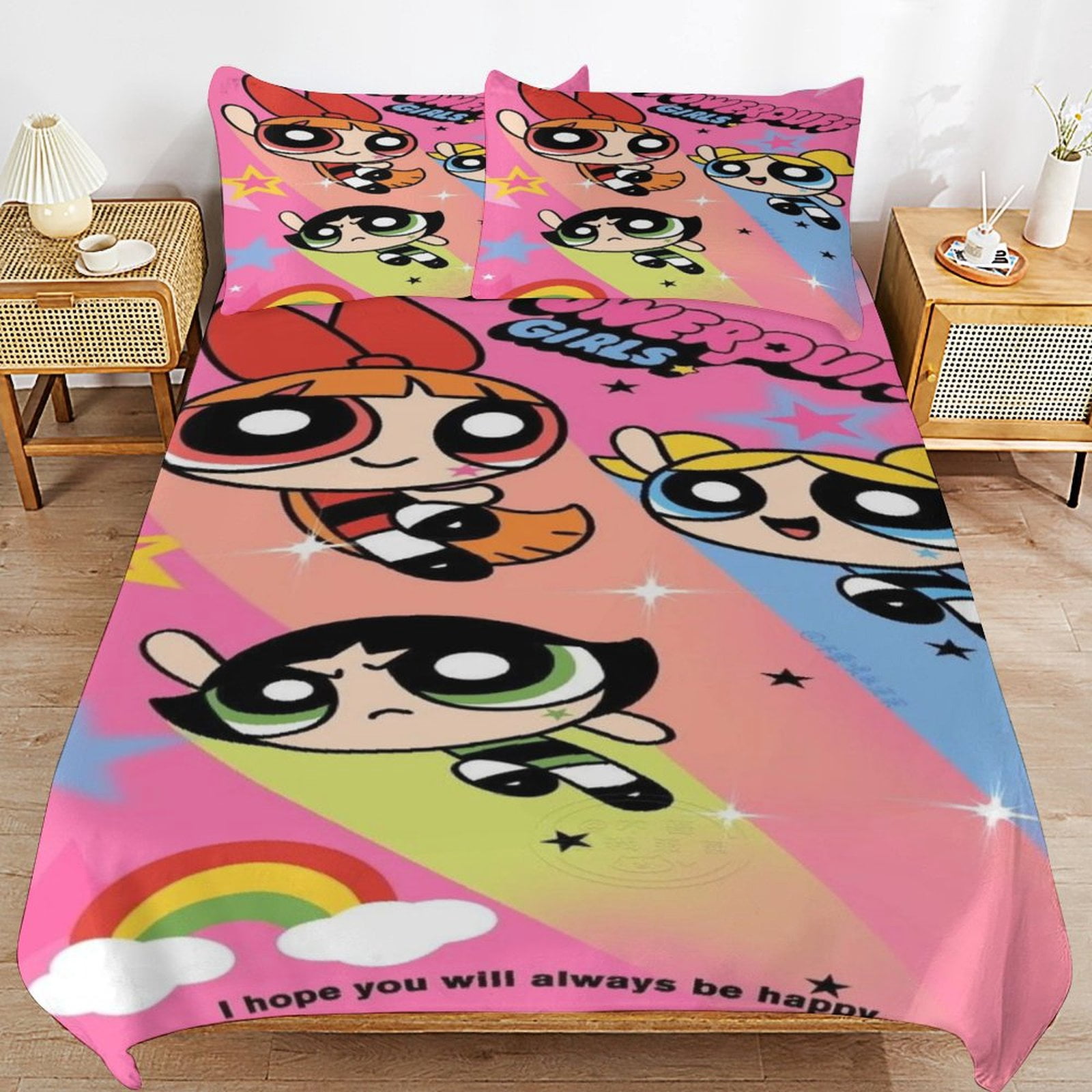 The Powerpuff Girls Bed Duvet Cover Microfiber Bedding Sets 3D Printed ...