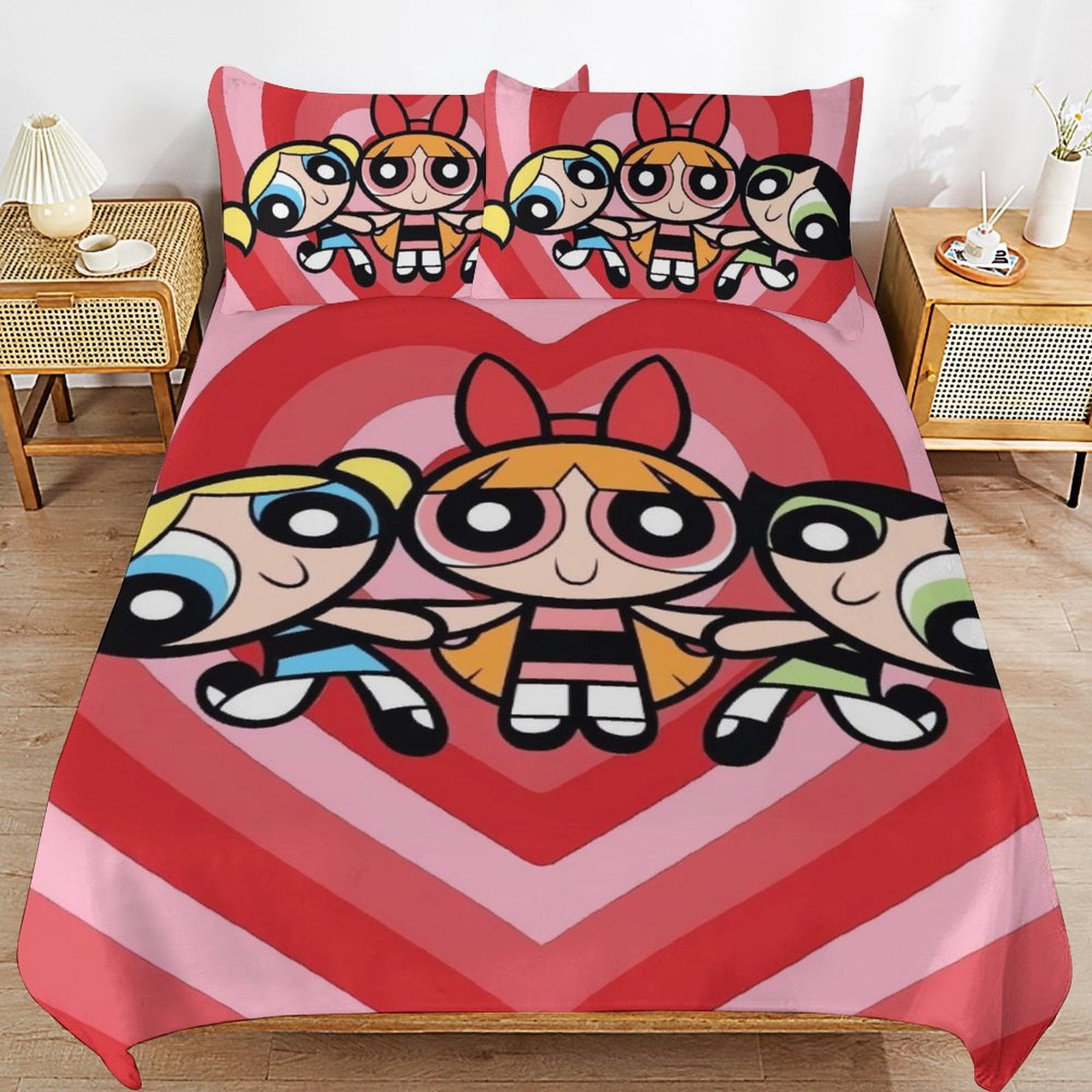 The Powerpuff Girls Bed Duvet Cover Microfiber Bedding Sets 3D Printed ...