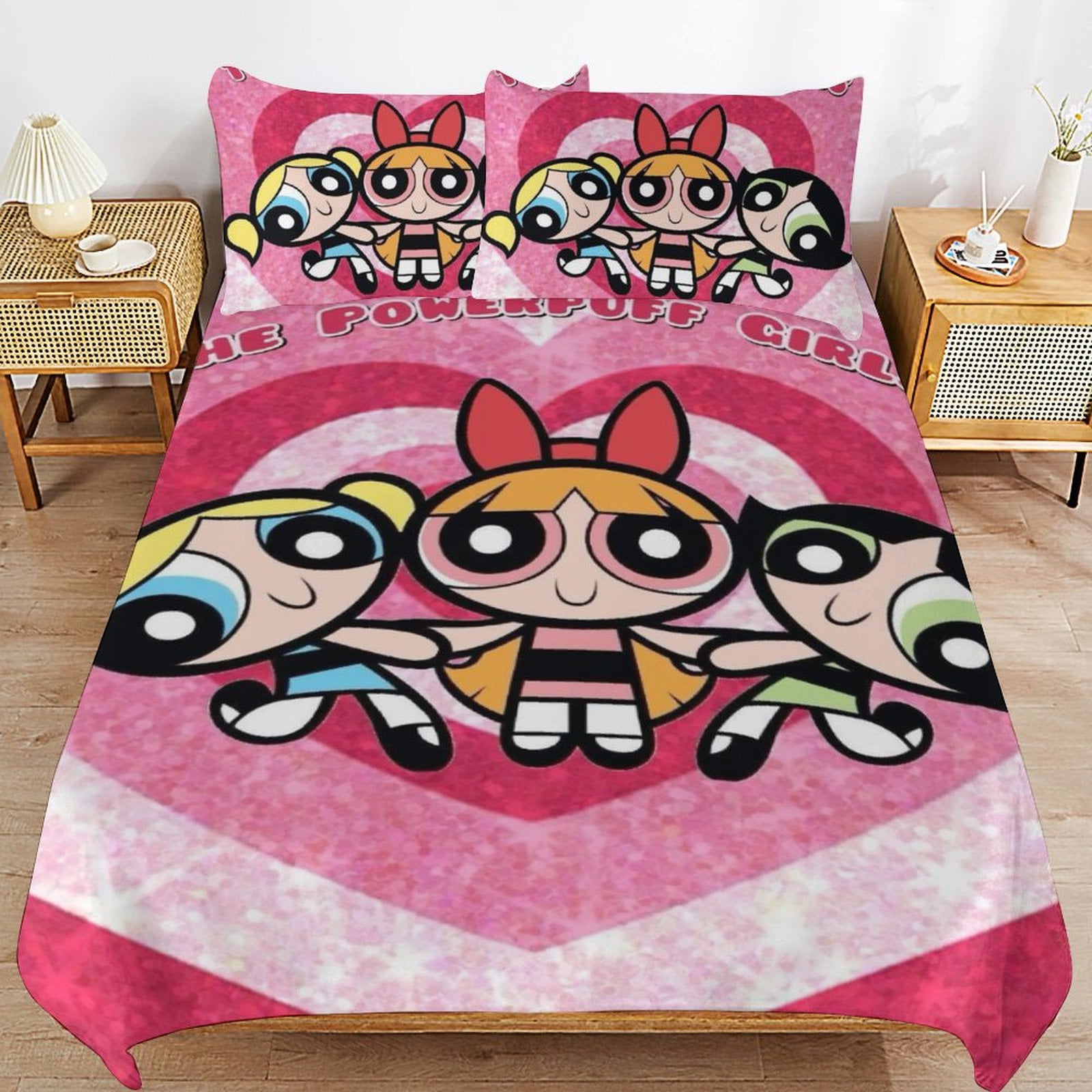 The Powerpuff Girls Bed Duvet Cover Microfiber Bedding Sets 3D Printed ...