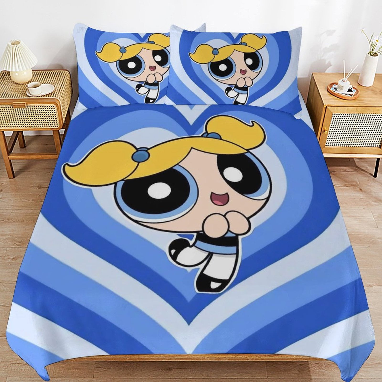 The Powerpuff Girls Bed Duvet Cover Microfiber Bedding Sets 3D Printed ...