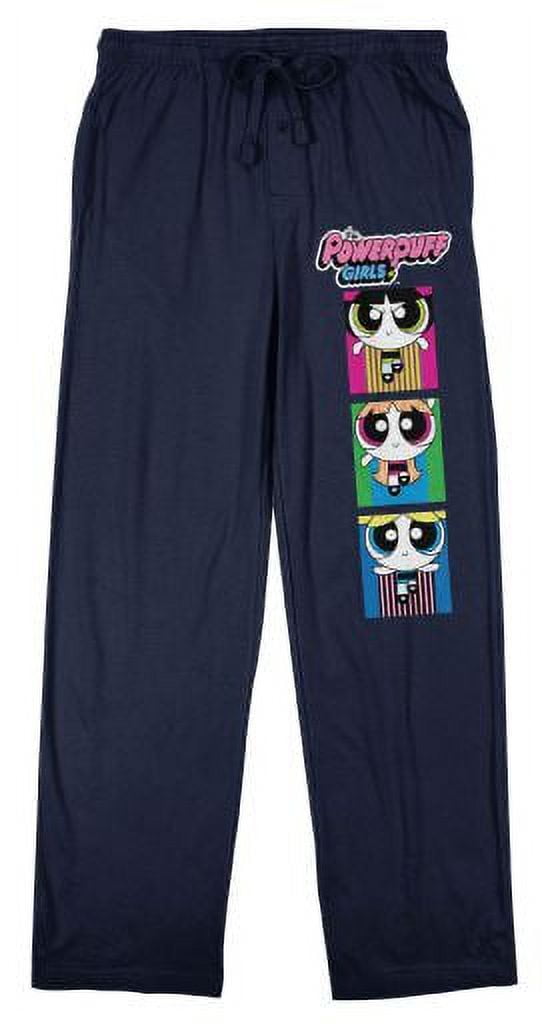 Powerpuff Girls Blossom Bubbles and Buttercup Men's Navy Graphic Sleep ...