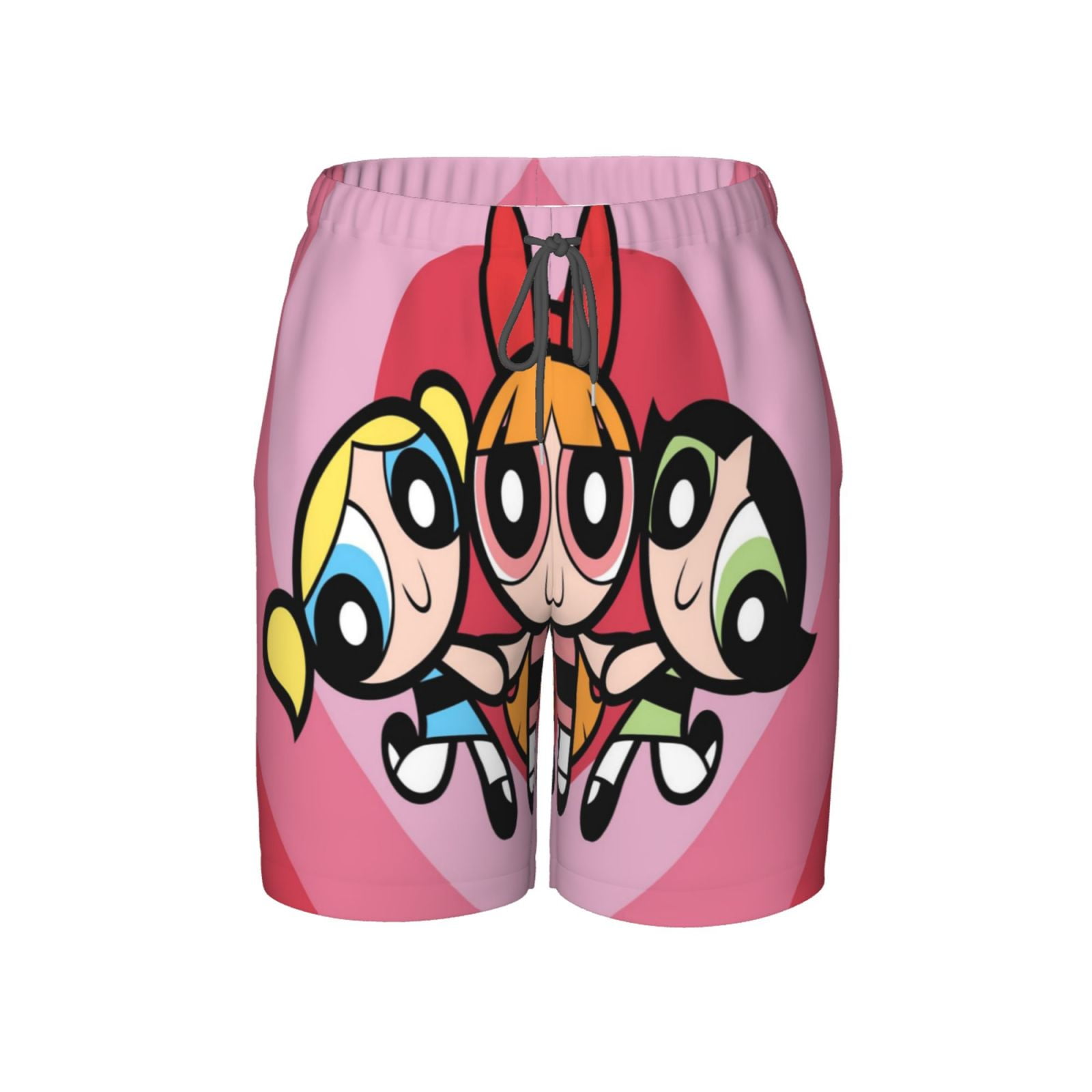 Powerpuff Girls Boys Swim Trunks with Mesh Liner Bathing Suits Quick ...