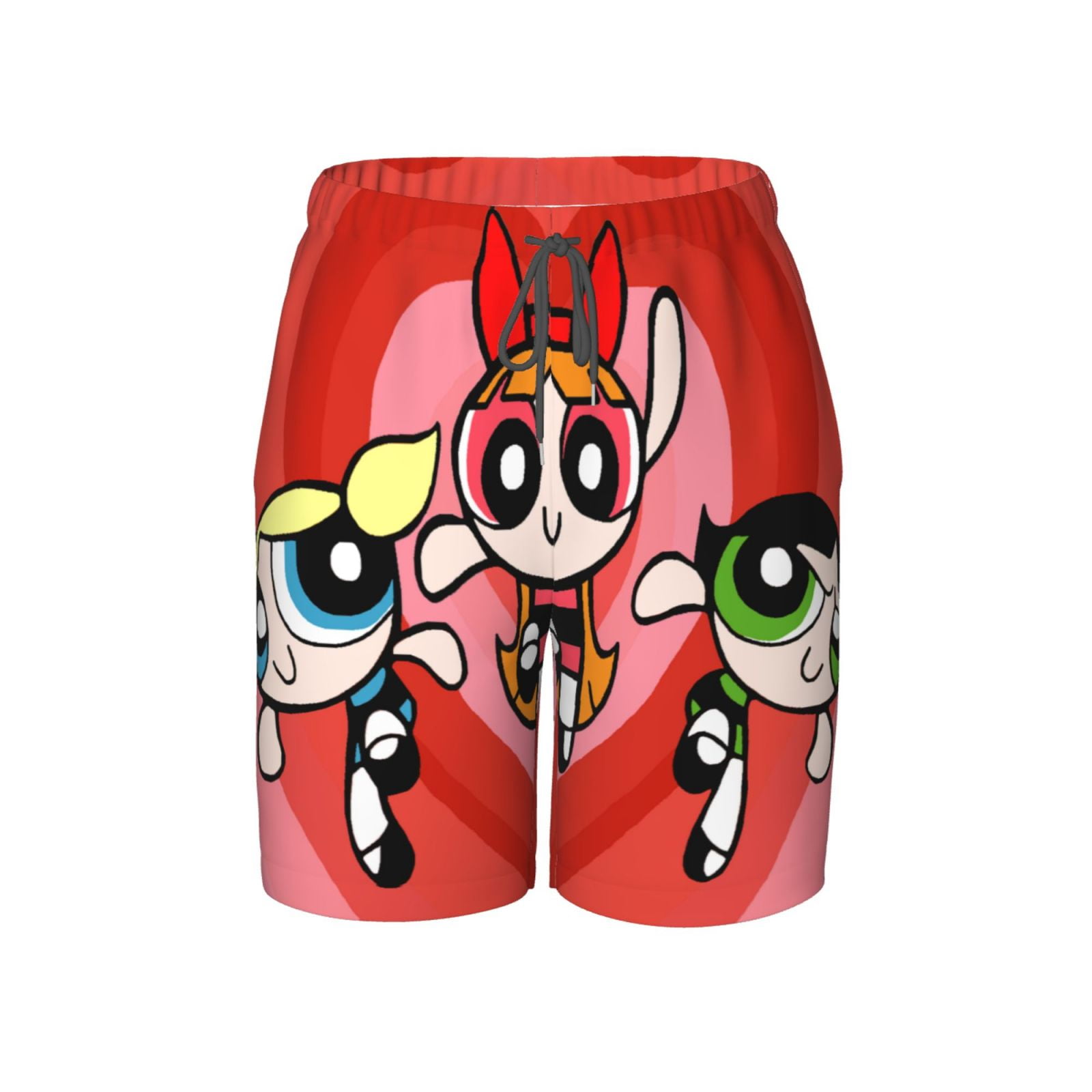 Powerpuff Girls Boys Swim Trunks with Mesh Liner Bathing Suits Quick ...