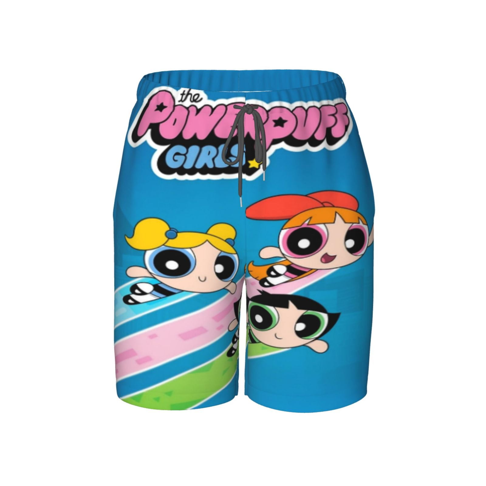 Powerpuff Girls Boys Swim Trunks with Mesh Liner Bathing Suits Quick ...