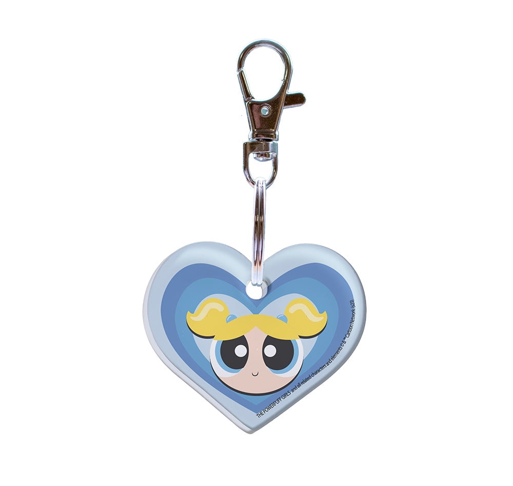 Powerpuff Girls (Bubbles) Heart Shaped Acrylic Keychain - Walmart.com