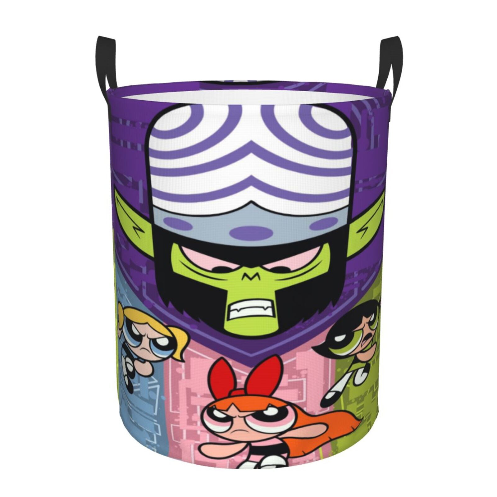 Powerpuff Girls Collapsible Laundry Basket Cartoon Laundry Hamper with ...
