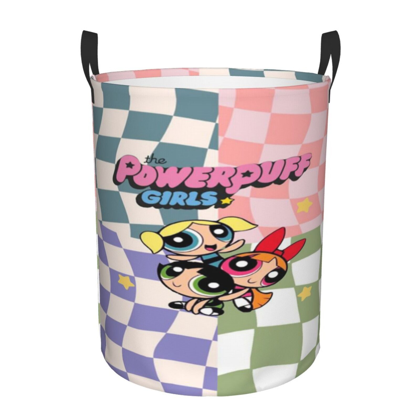 Powerpuff Girls Collapsible Laundry Basket Cartoon Laundry Hamper with ...