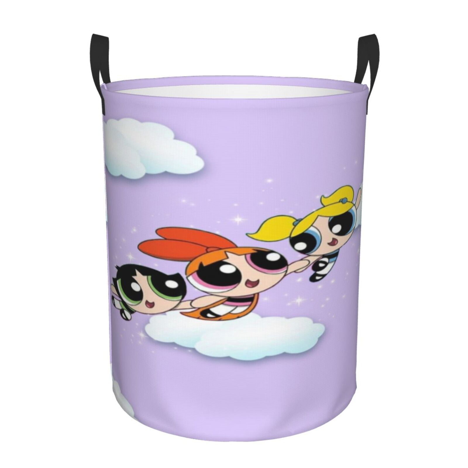 Powerpuff Girls Collapsible Laundry Basket Cartoon Laundry Hamper with ...